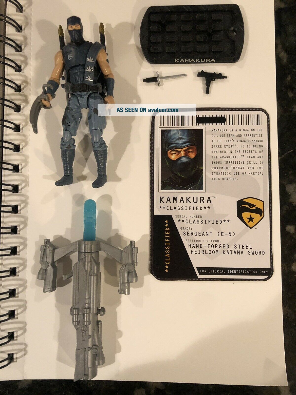 Gi Joe Kamakura Rise Of Cobra Rare Ninja Figure - Complete Except ...