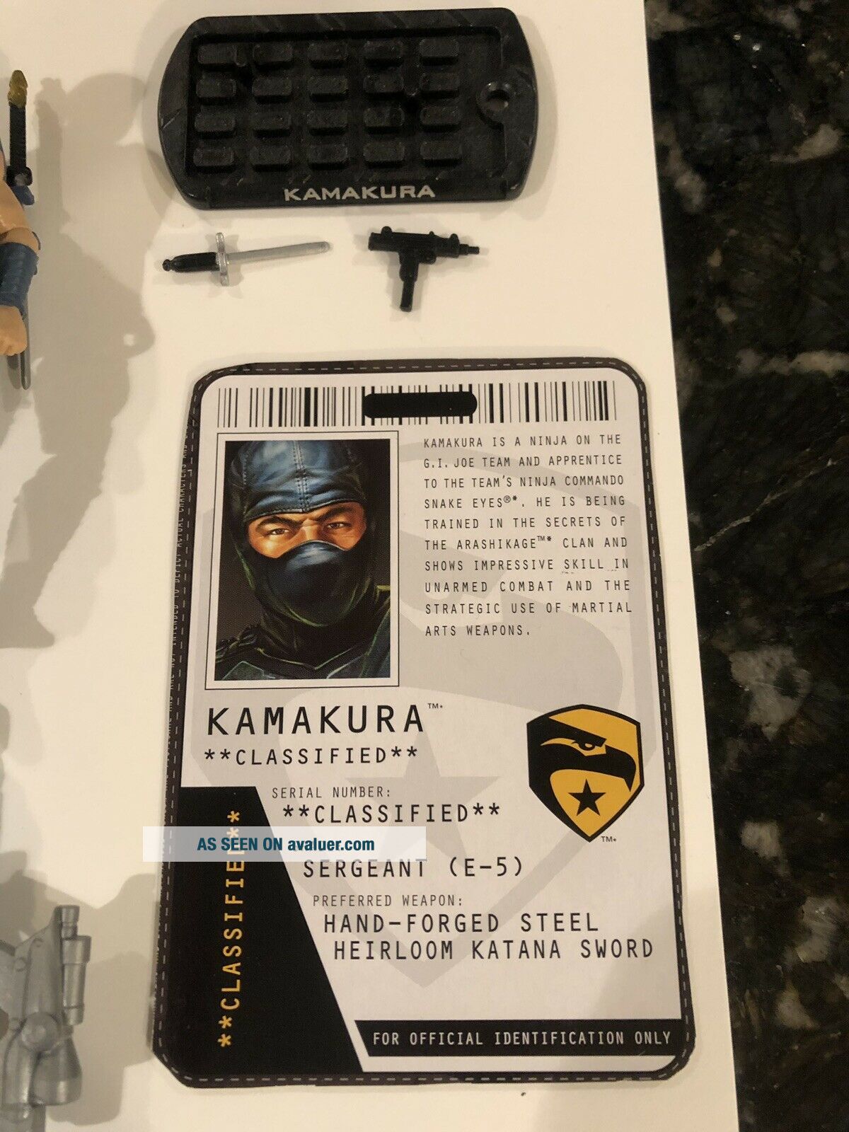 Gi Joe Kamakura Rise Of Cobra Rare Ninja Figure - Complete Except ...