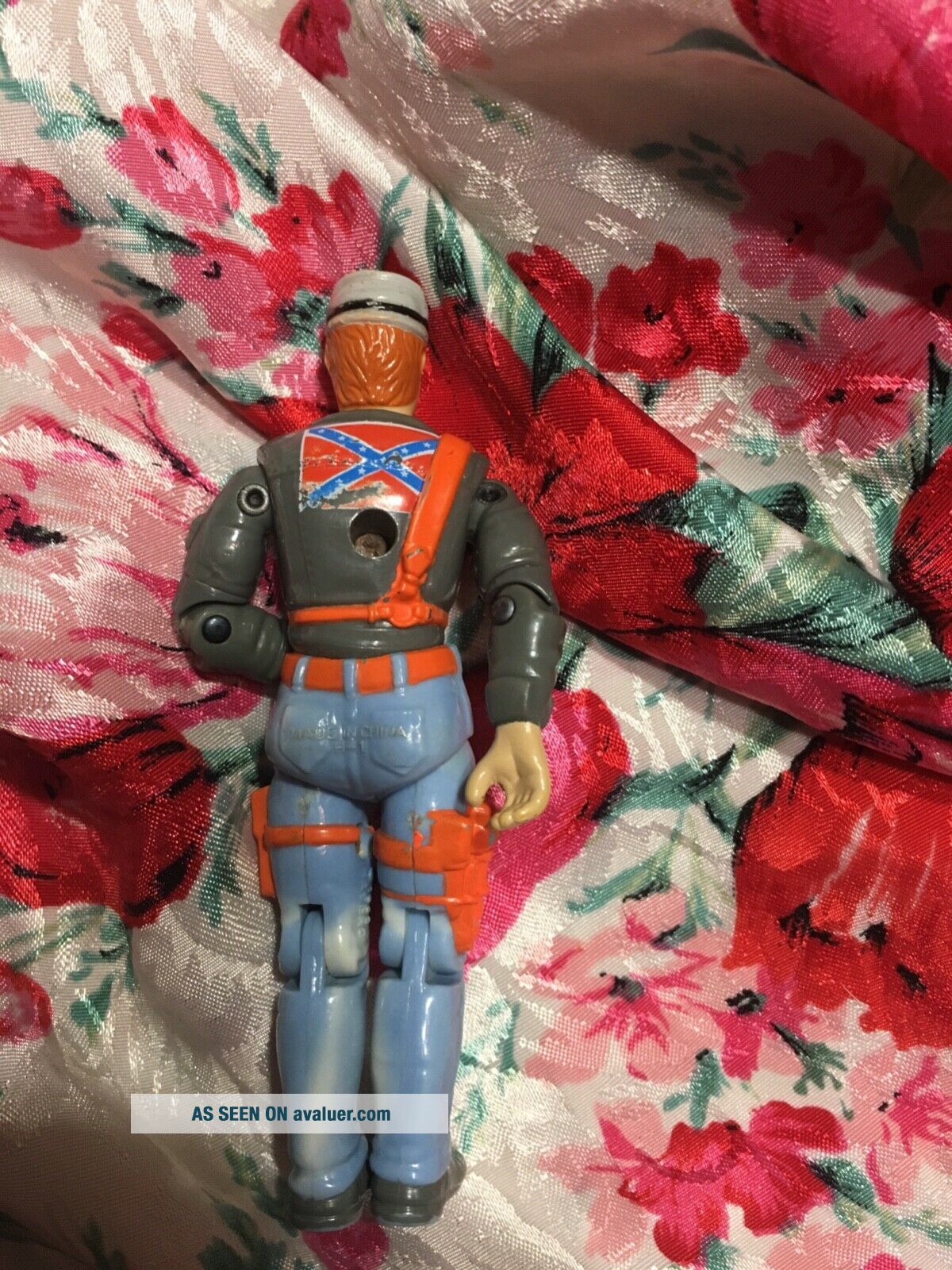 Gi Joe Cross Country Rare One With Flag On Back Just Figure | #8146865