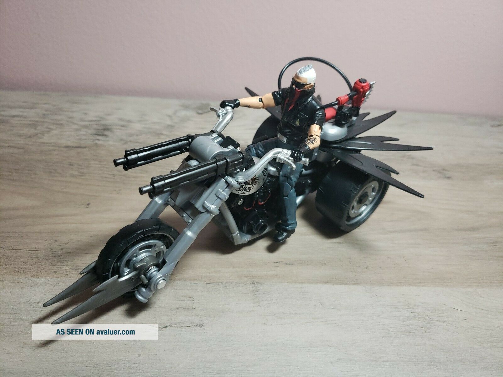 GI Joe Dreadnok Doom Cycle With Storm Rider RARE Loose | #8149445