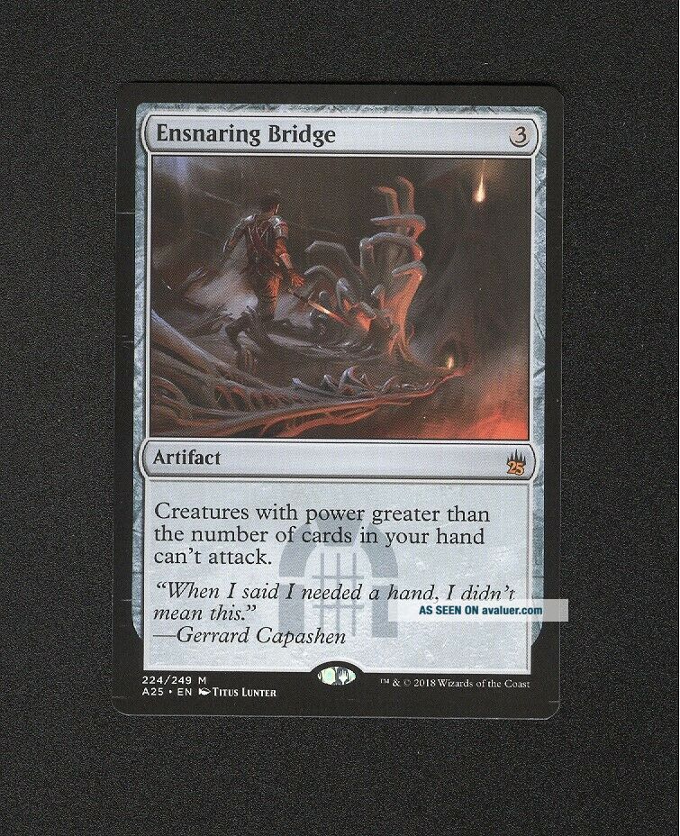 ENSNARING BRIDGE MTG Card Masters 25 224/249 MYTHIC RARE Magic NM ...