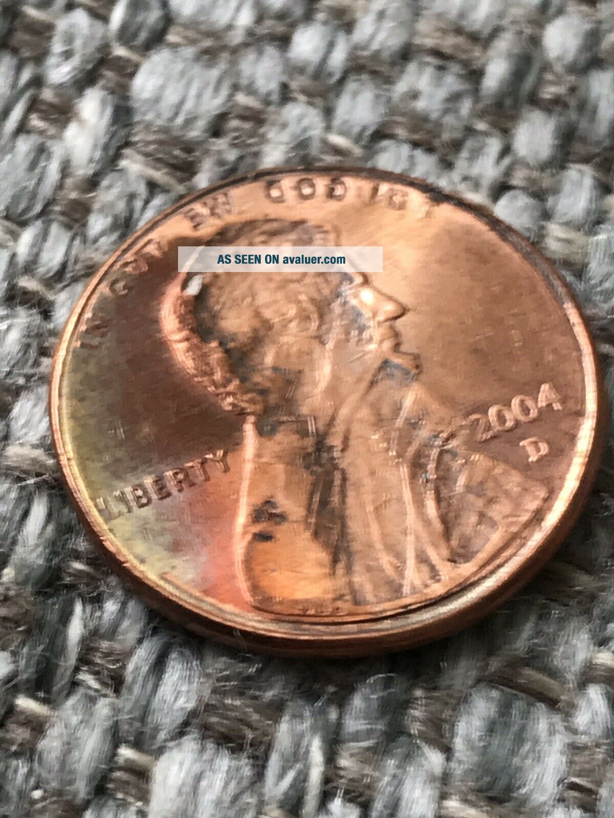 2004 D Lincoln Memorial Cent Severe Doubling Obv/Rev - RARE ERROR PENNY ...