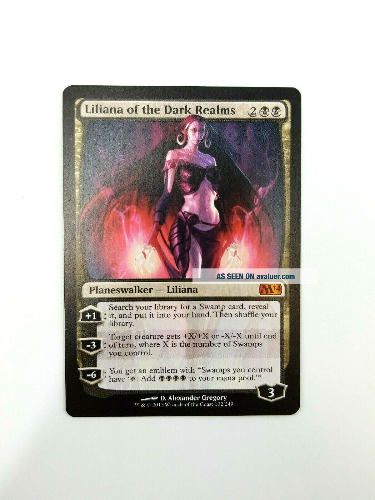 Liliana Of The Dark Realms X1 M14 Magic The Gathering MTG Magic 2014 ...