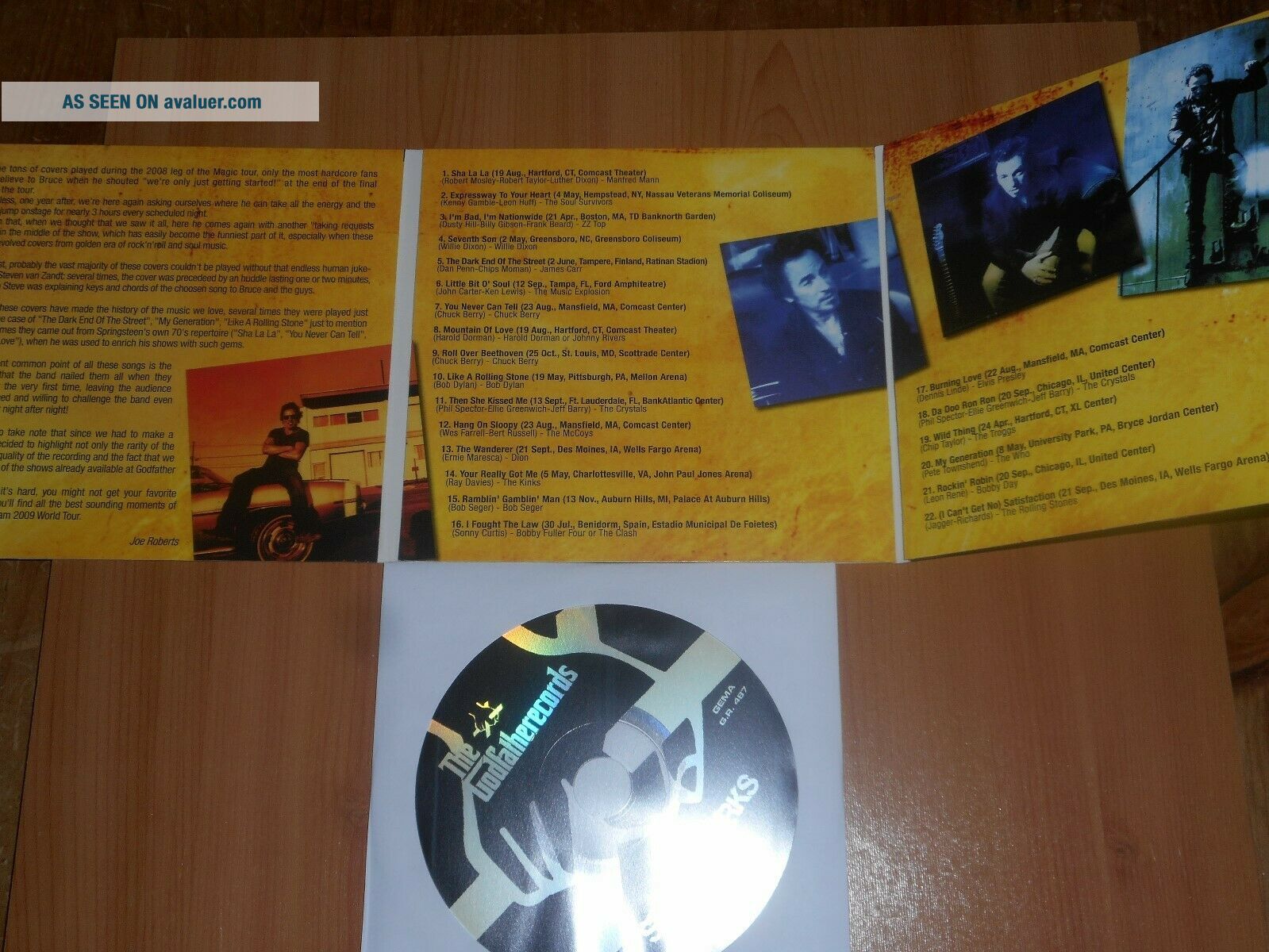 Bruce Springsteen E Street Band Rare Live CD Spare Tour Covers | #8172204