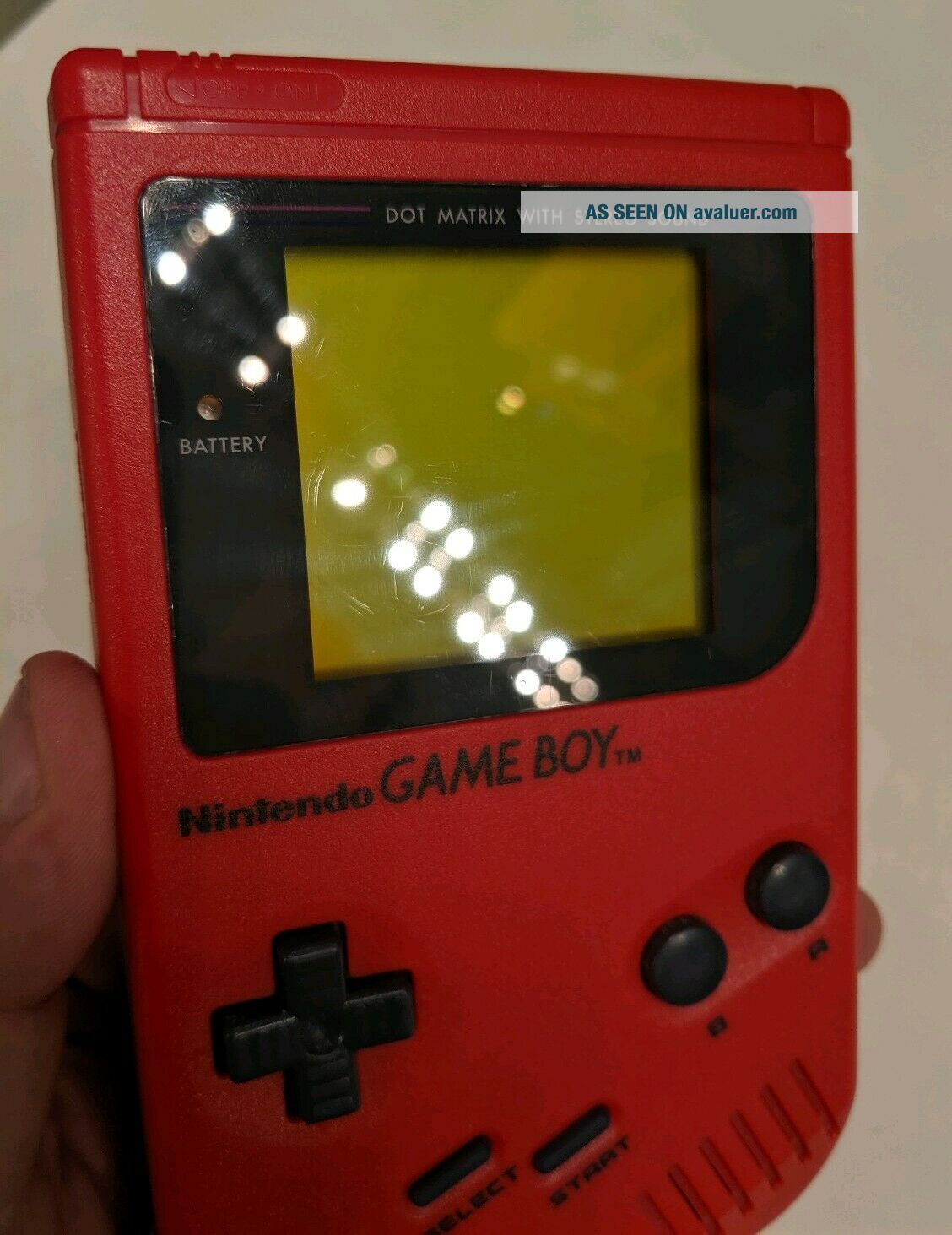 NINTENDO GAMEBOY DMG - 01 RARE PLAY IT LOUD RED | #8174923