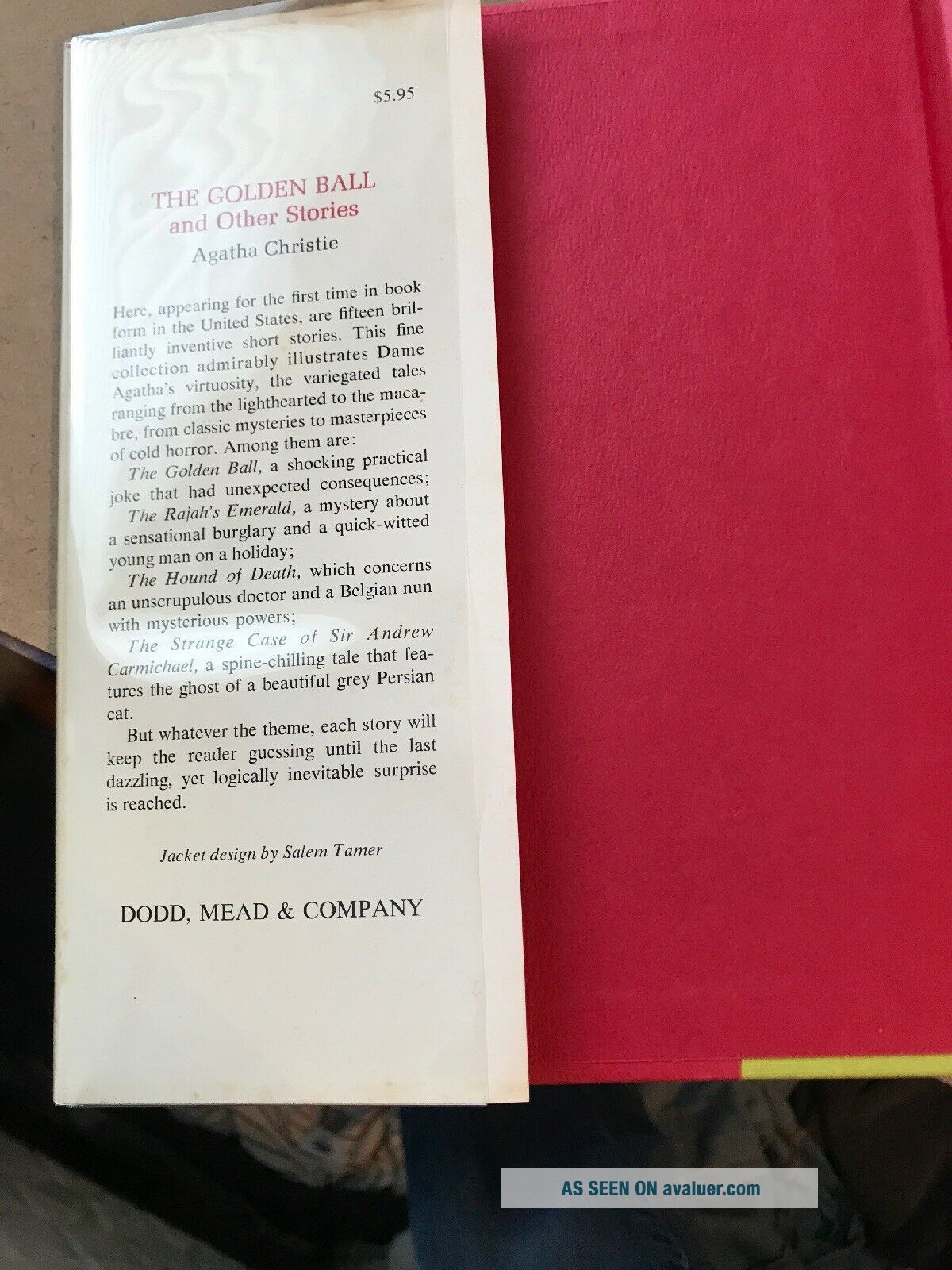 The Golden Ball And Other Stories By Agatha Christie, Hardcover Rare ...