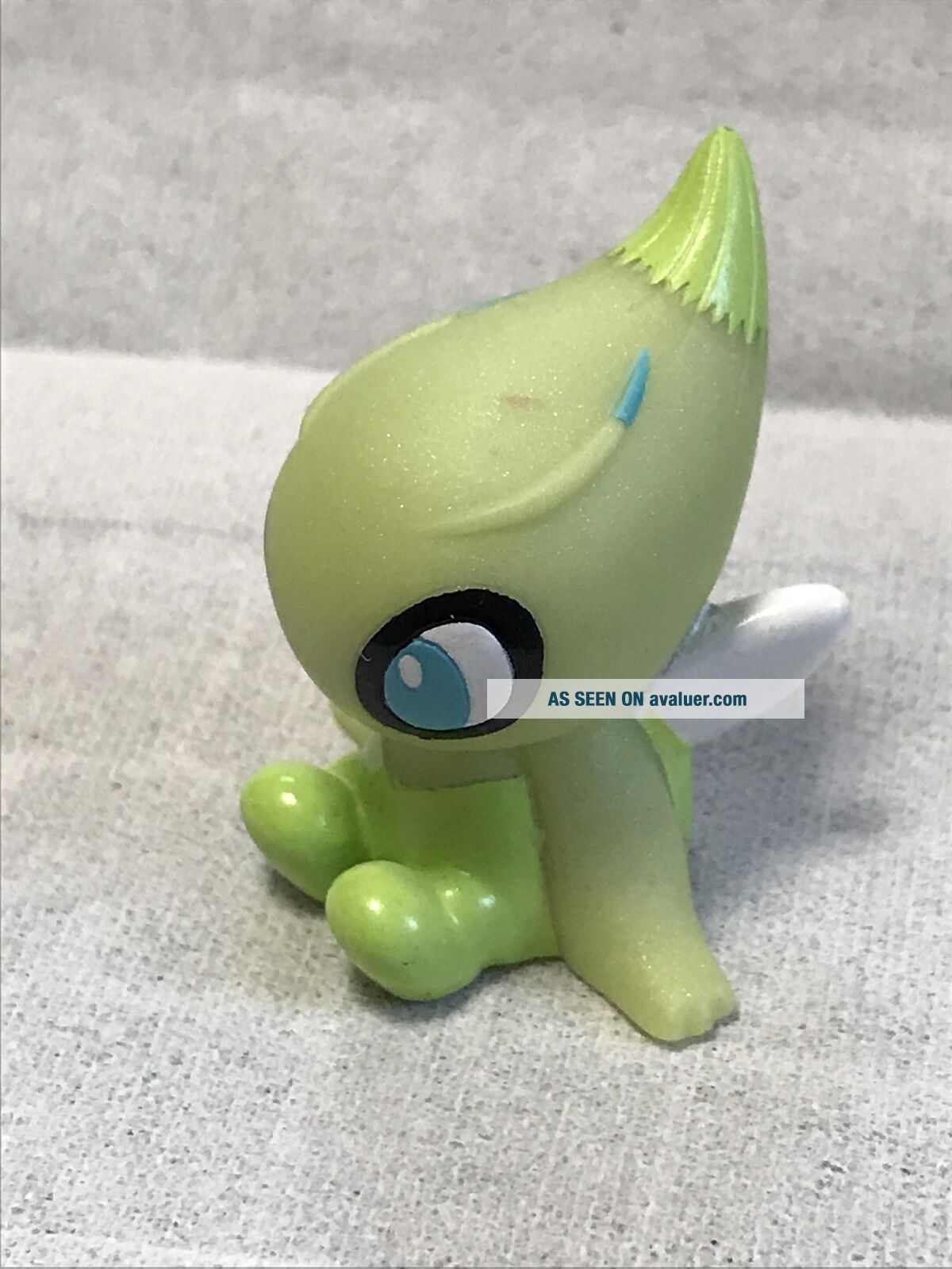 Celebi Pokemon Figure Finger Doll Pocket Monster Very Rare JAPAN F/S ...