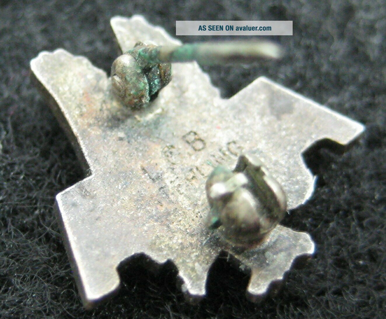 RARE VINTAGE AMERICAN AIRLINES AA STERLING SILVER WINGS AVIATION LAPEL ...