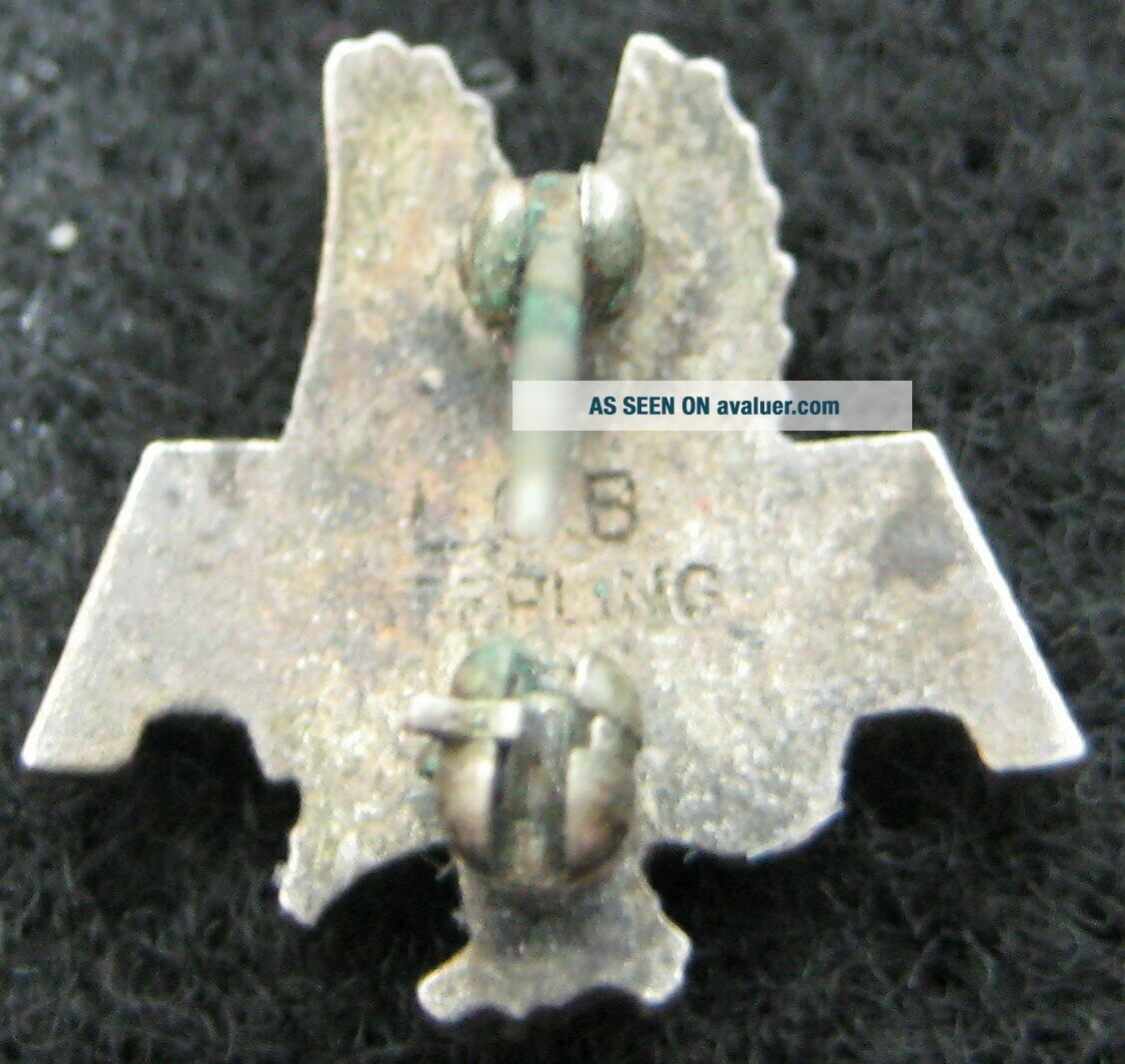 RARE VINTAGE AMERICAN AIRLINES AA STERLING SILVER WINGS AVIATION LAPEL ...