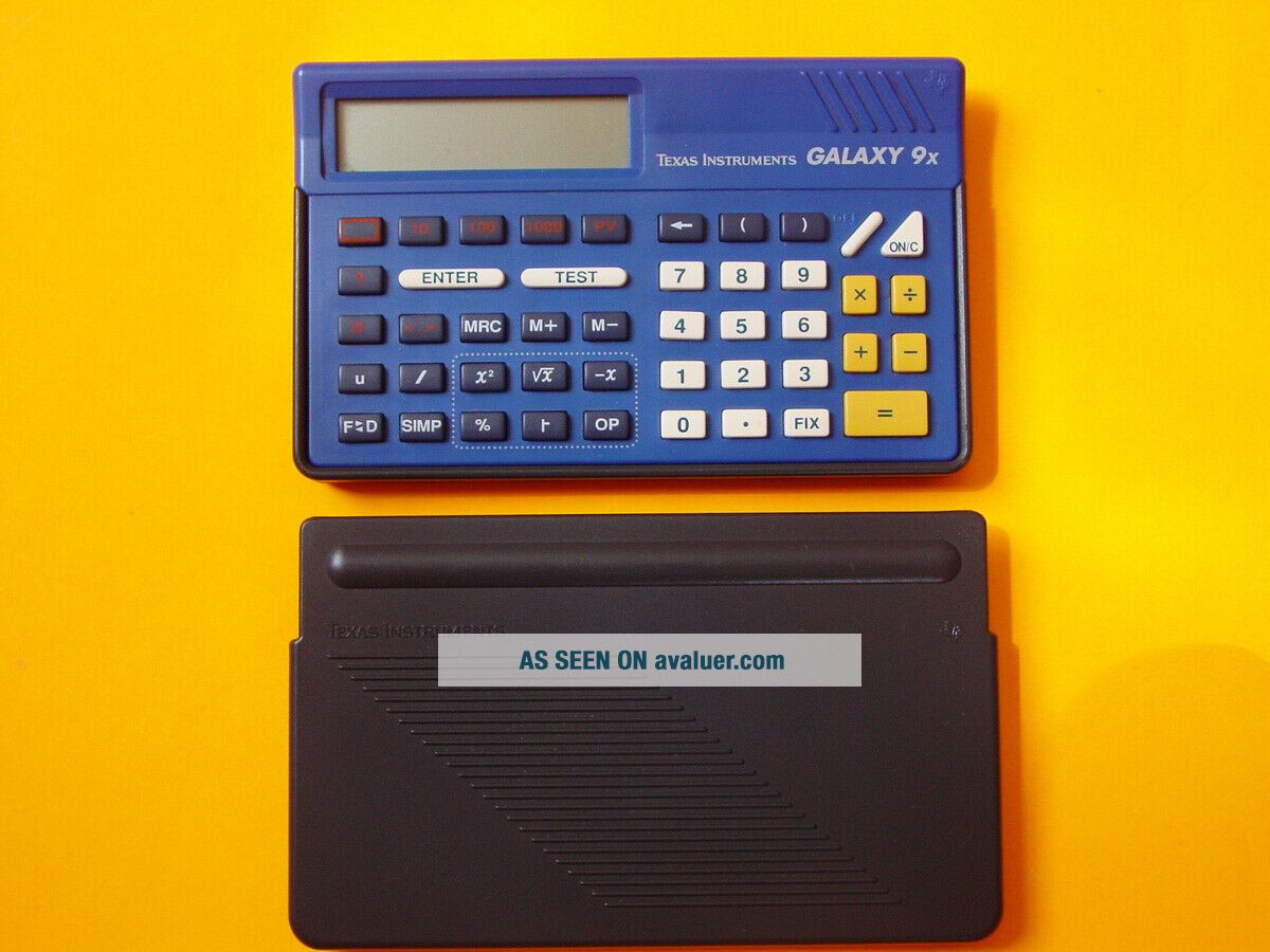 DATAMATH CALCULATOR MUSEUM: Texas Instruments Galaxy 9X - RARE AND ...