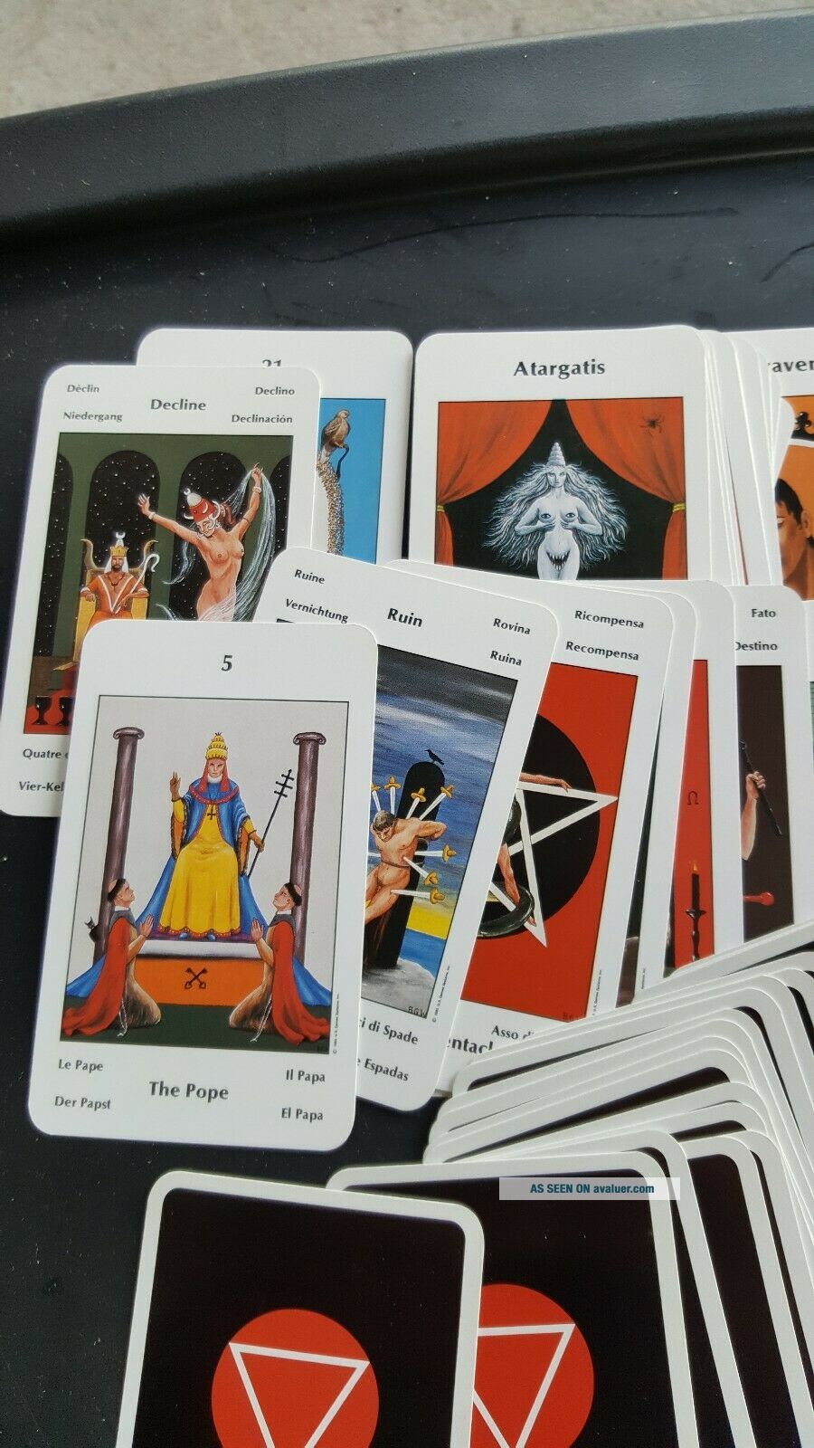 Barbara Walker Tarot Kabbalistisches Tarot Deck Rare HTF Vintage 1986 ...