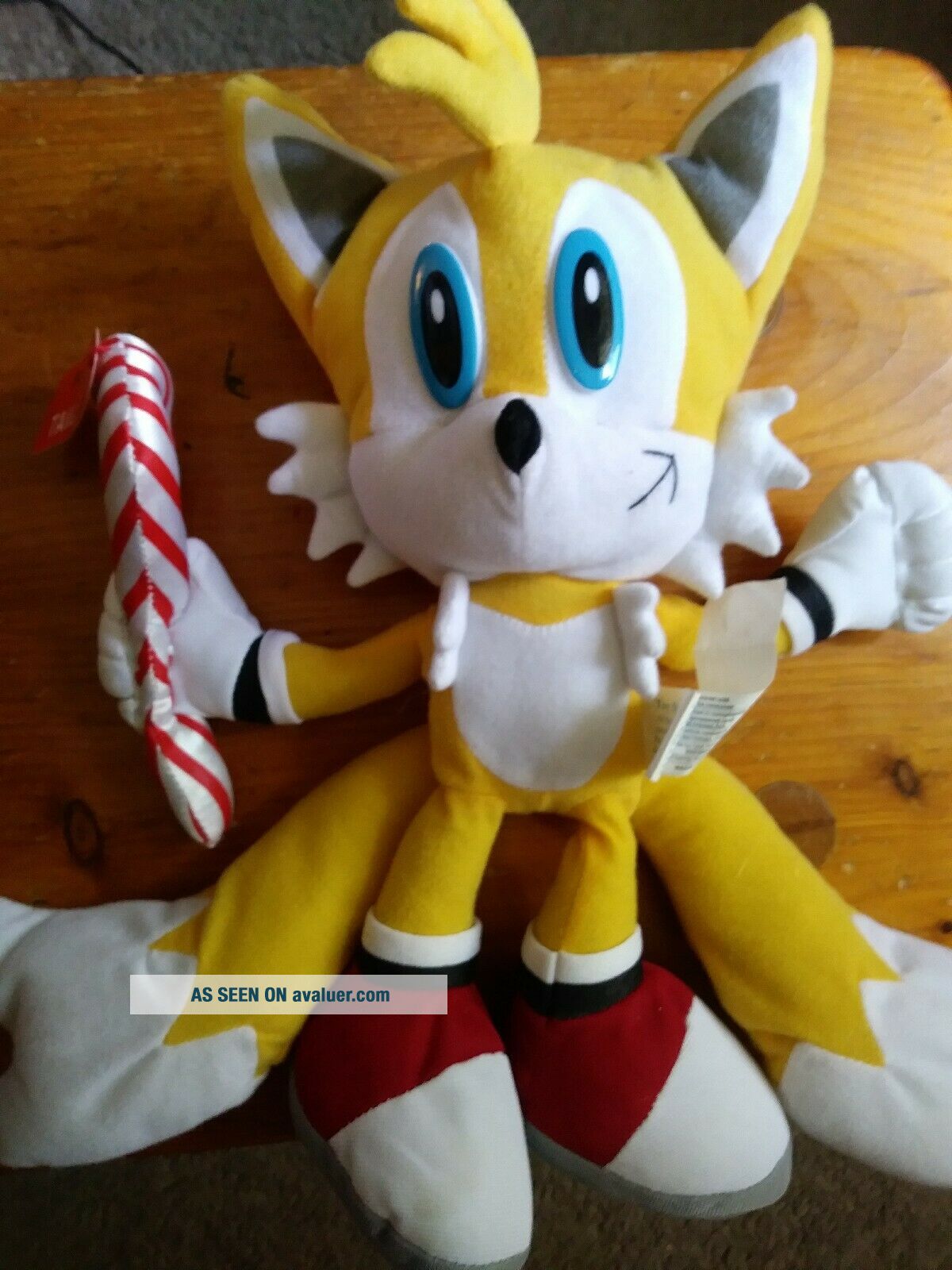 Toy Network Sonic The Hedgehog Miles Tails Plush Rare Christmas | #8191285