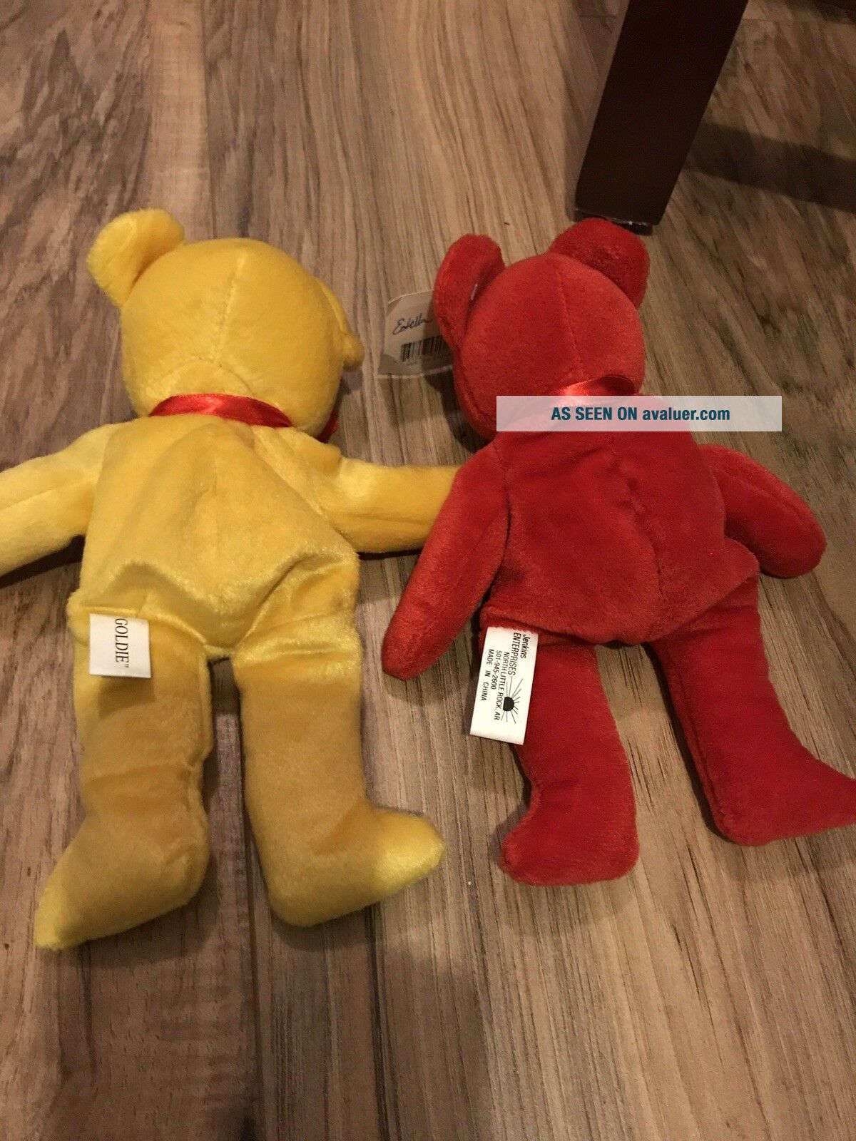 Goldie The Union Pacific Bear And Jenkins Red Bear Set. Rare Bear ...