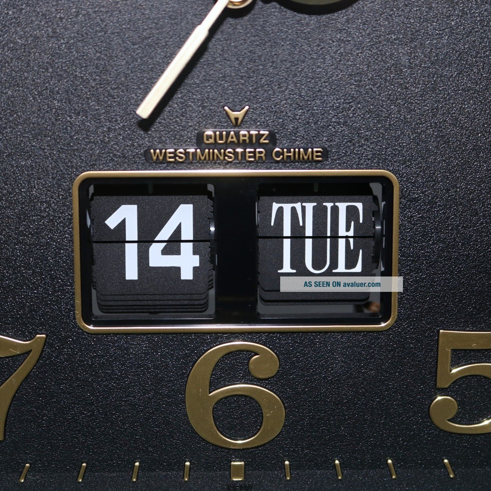 RHYTHM 4fh604 Wall Clock Volume Control WESTMINSTER Chime 1980s VERY ...