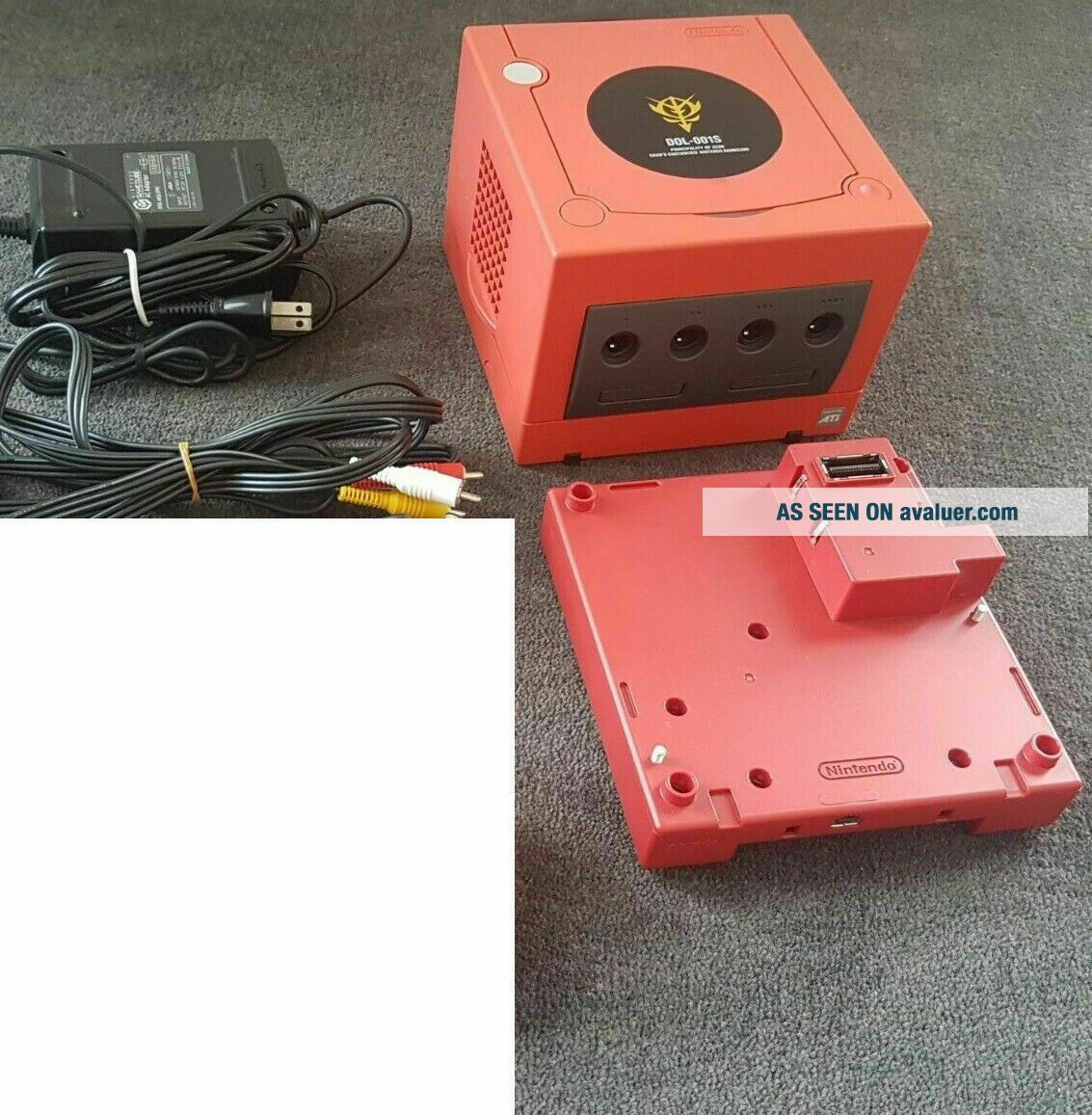 RARE Red Special Edition Nintendo GameCube Console Gundam Char, Game ...