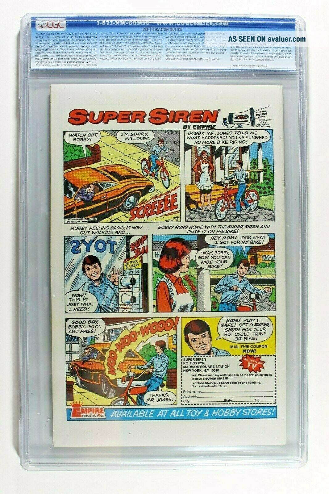 DC SUPERMAN AND THE FLASH 1 1978 CGC GRADED 9. 8 RARE NOTHING GRADED ...