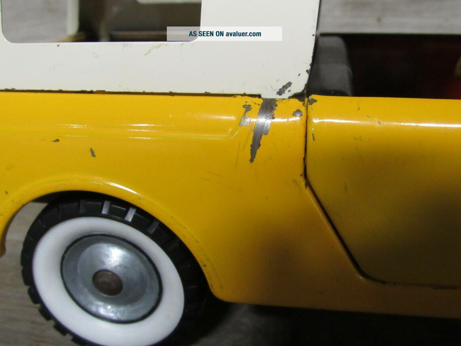 Rare Vintage Tru - Scale IH International Yellow Scout Pressed Steel ...