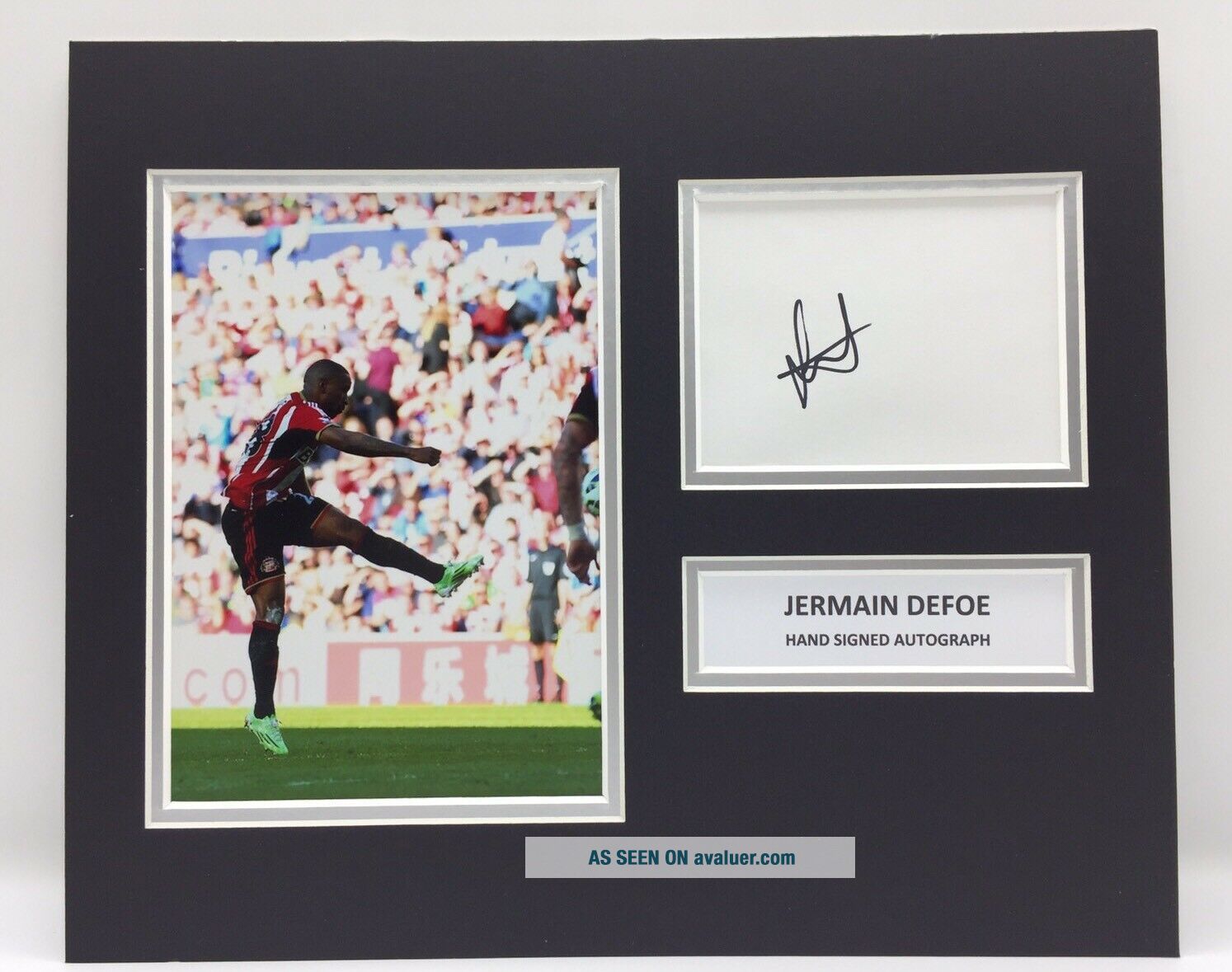 RARE Jermain Defoe Sunderland Signed Photo Display, AUTOGRAPH V ...