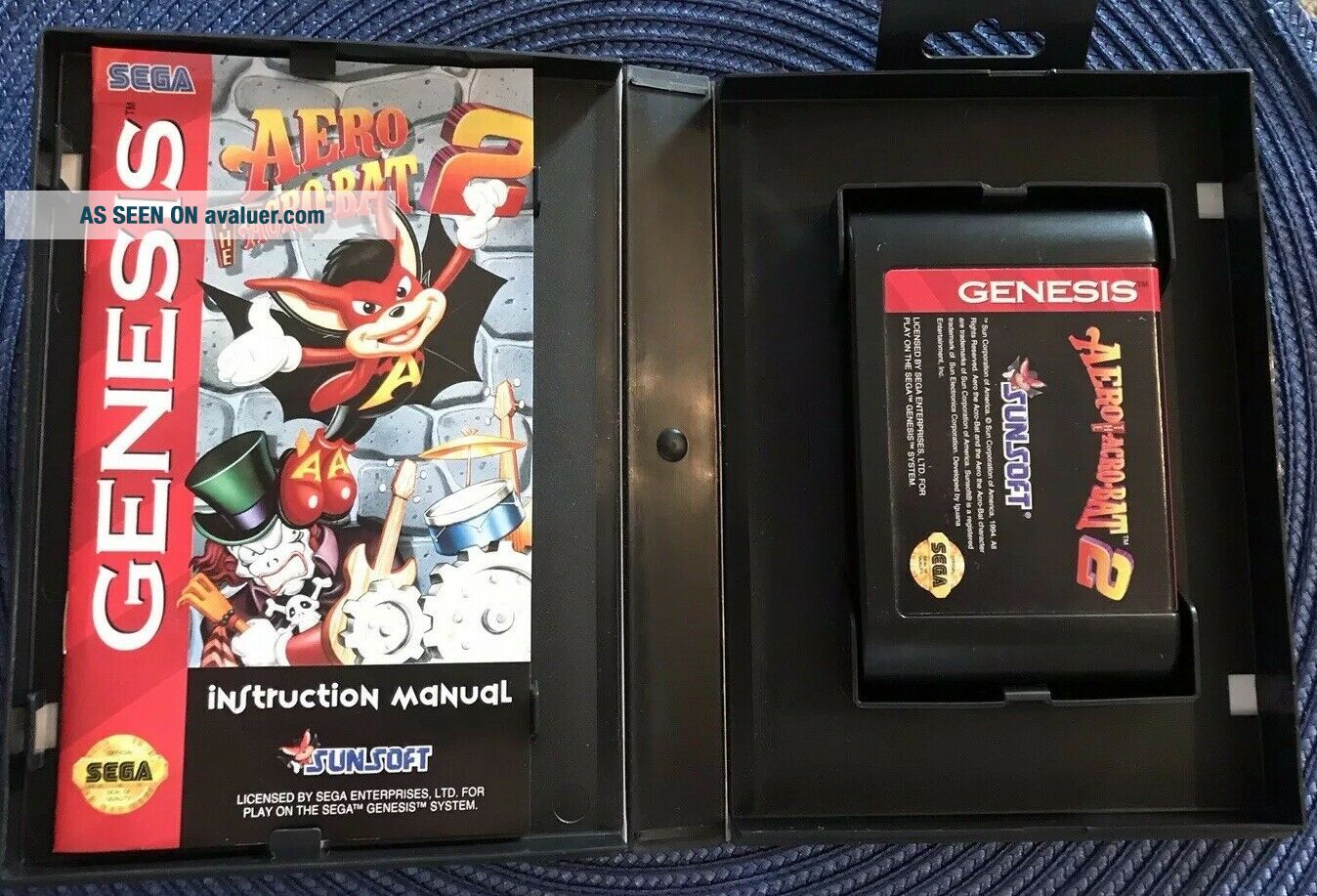 RARE Aero The Acrobat 2 (Sega Genesis) Complete - OEM Authentic | #8234753