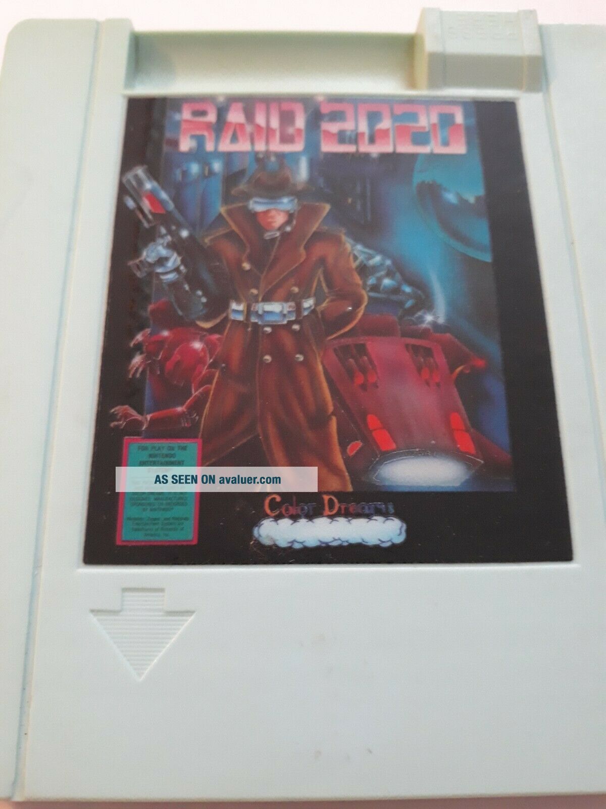 Raid 2020 (Nintendo Entertainment System, 1989) Nes Rare Color Dreams ...