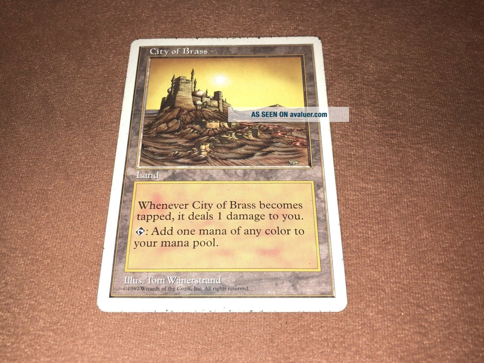 MtG: X1 City Of Brass 5th Edition - Magic The Gathering MP | #8230889
