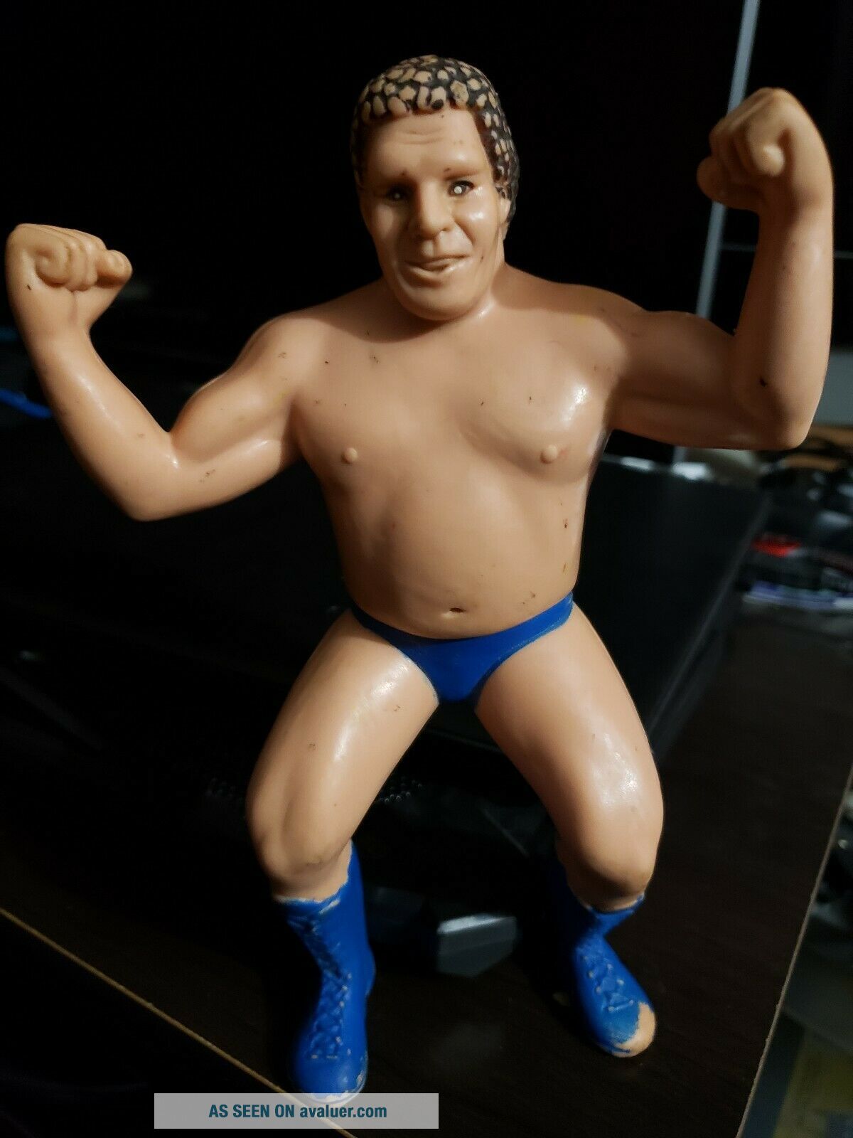 ANDRE THE GIANT LJN WWF WWE Wrestling Superstars Short Hair Figure 1986 ...