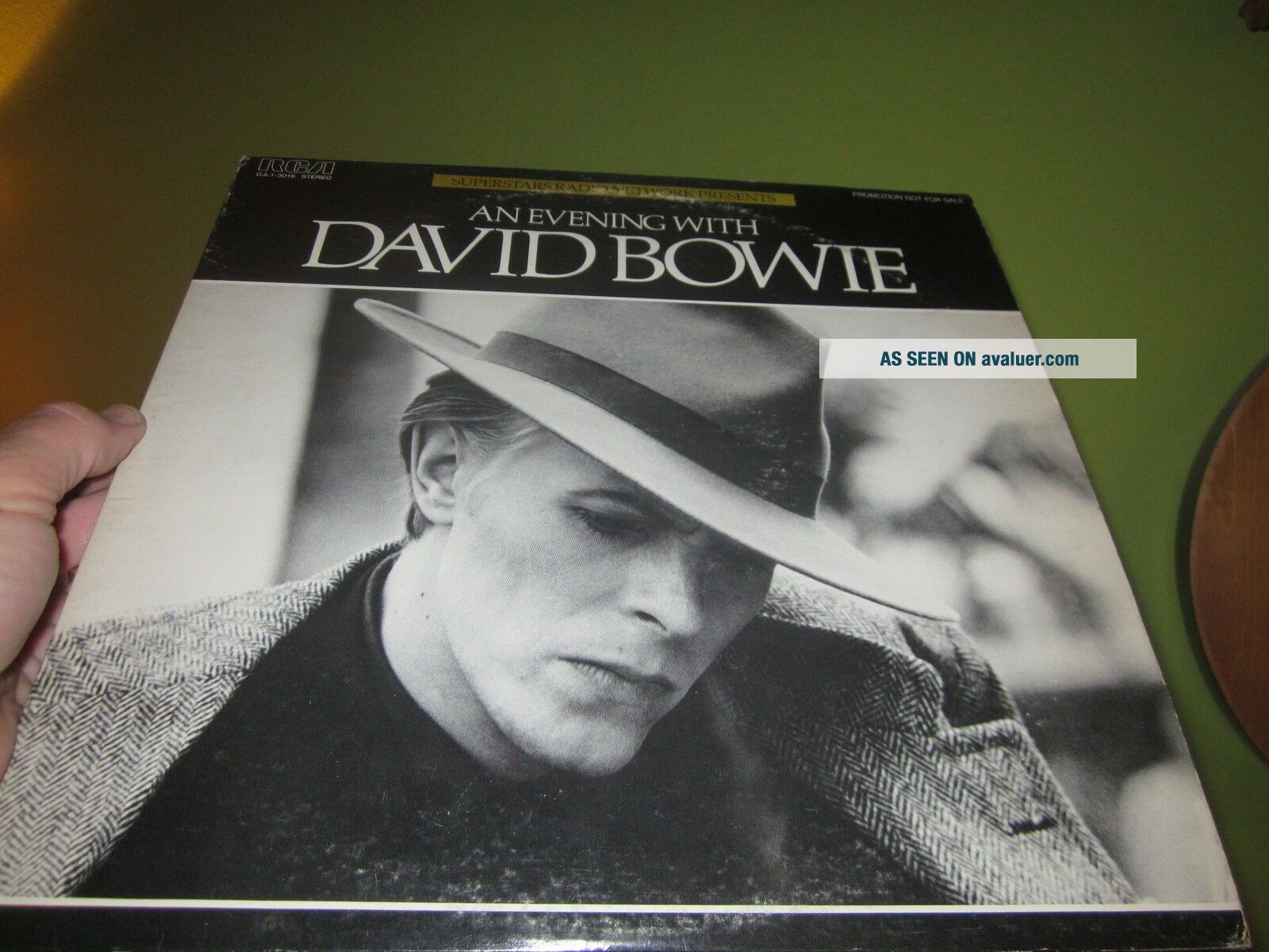 DAVID BOWIE RARE PROMO VINYL LP RECORD DAVID RIP THE THIN WHITE DUKE ...