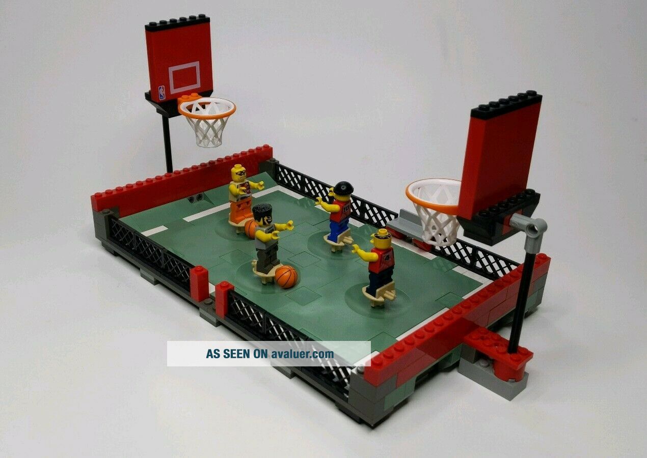 LEGO Sports Streetball Basketball 2 Vs 2 3431 Complete Build RARE ...