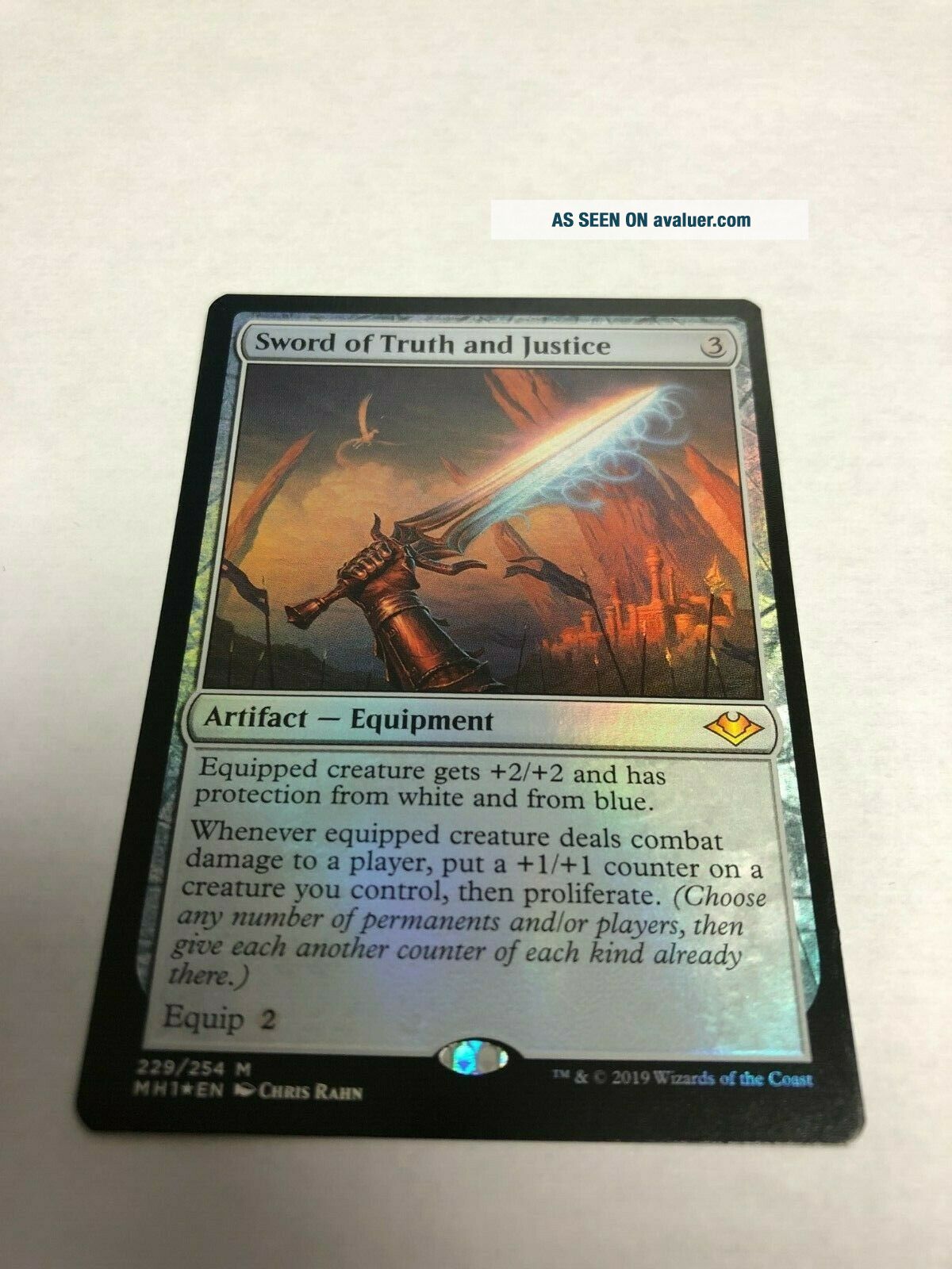 Sword Of Truth And Justice Modern Horizons Foil Mythic Rare MTG Near ...