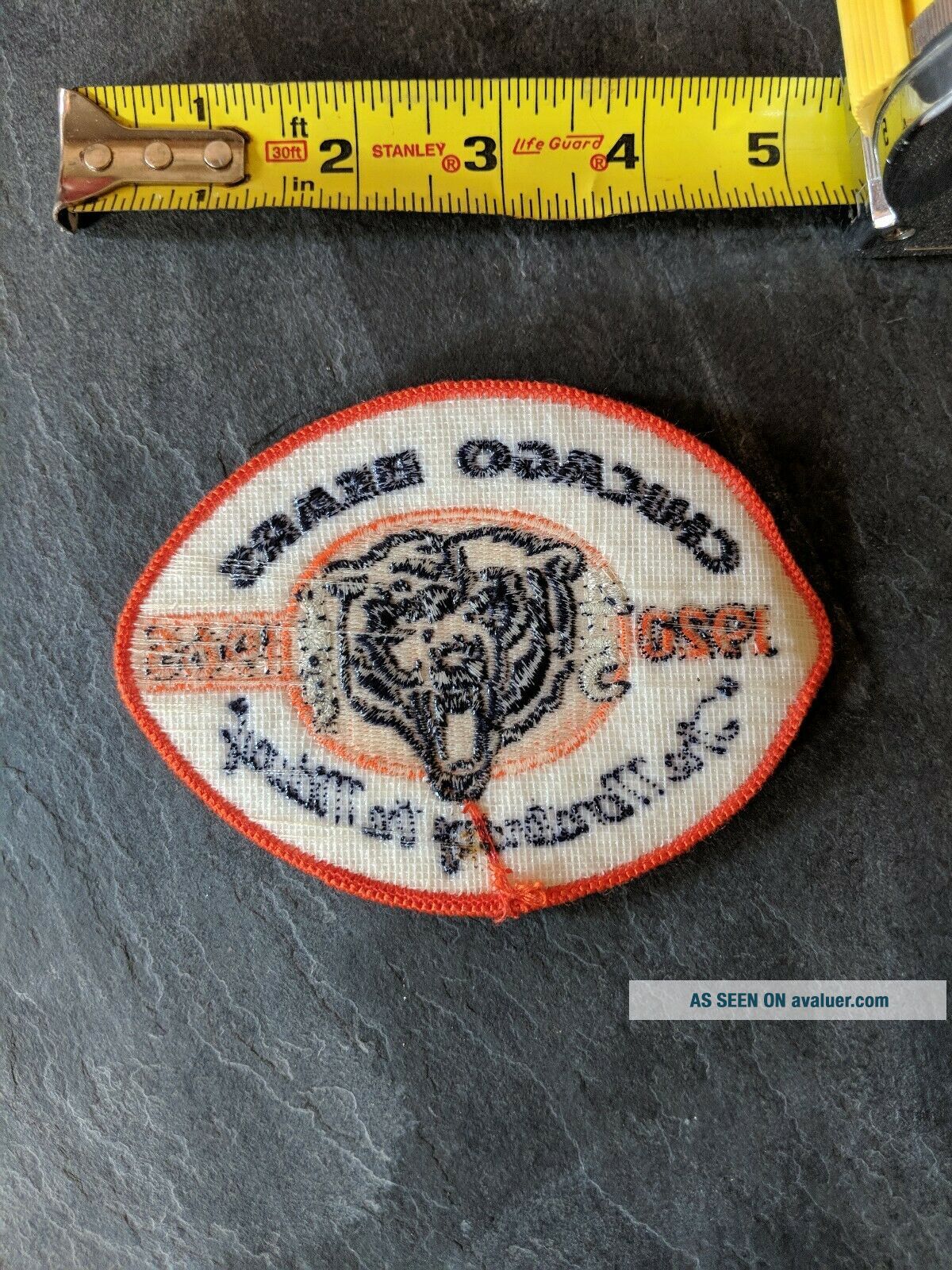 Chicago Bears NFL Vintage Embroidery Patch Monsters Of The Midway 1920 ...