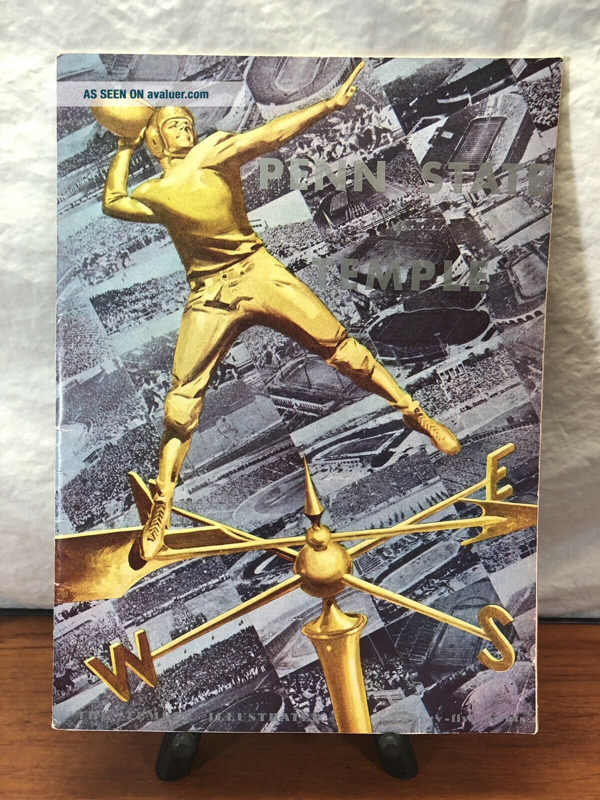 Vintage Rare 1941 Penn State Vs. Temple College Football Program | #8249283