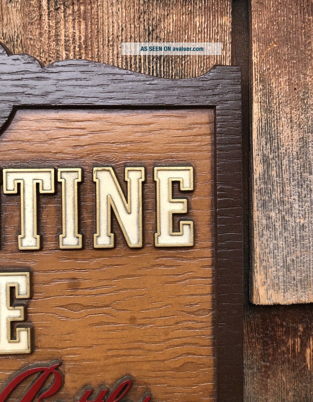 RARE Vintage BALLANTINE Ale Beer Bar Pub Sign Counter Easel Display ...