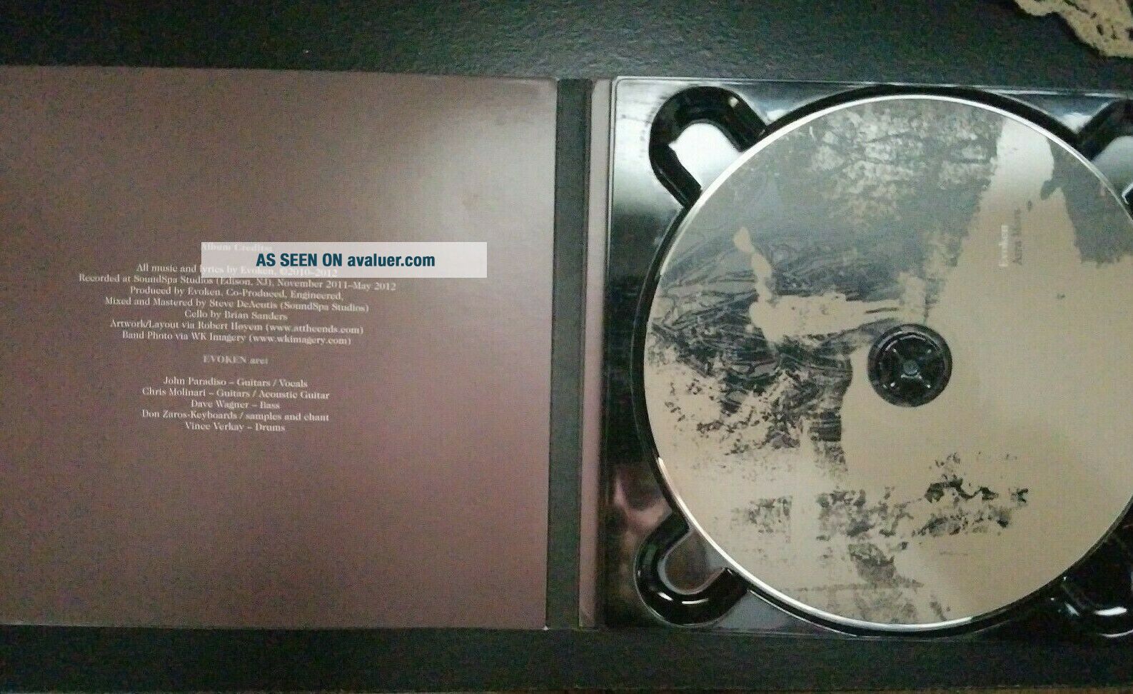 " Atra Mors " EVOKEN RARE OOP 1st Pr. CD Profound Lore Funeral Death ...