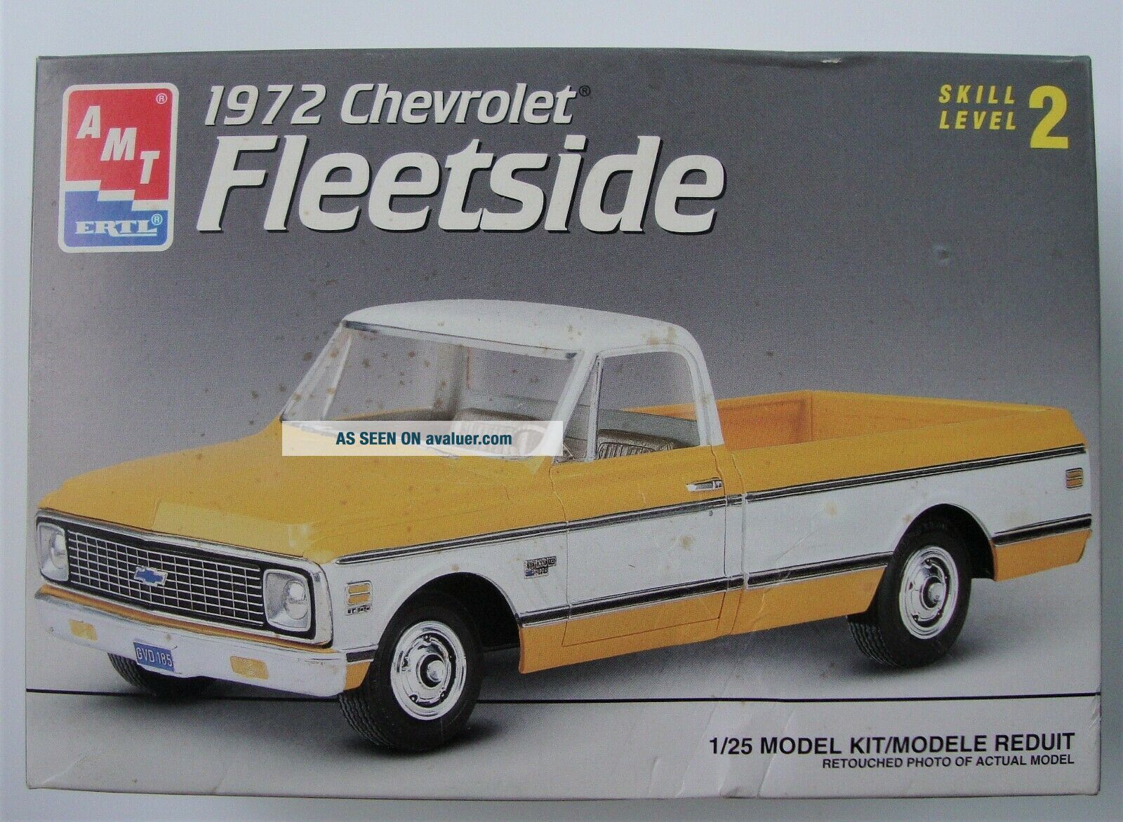1972 Chevrolet Fleetside Truck 6691 AMT/ERTL Model Kit - RARE COMPLETE ...