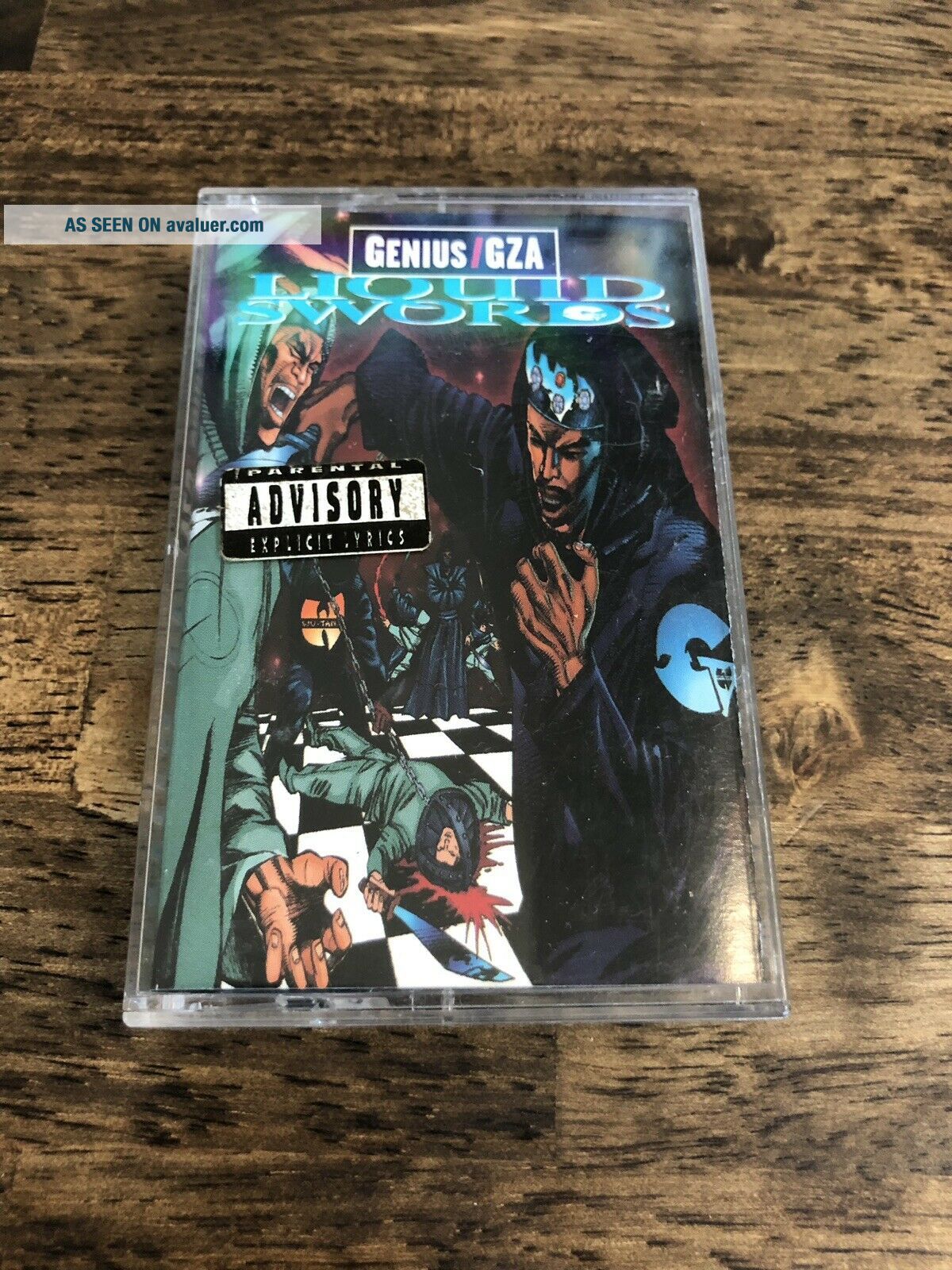 Gza Genius Liquid Swords OG Cassette Tape RARE Wu Tang Rza Ghostface ...