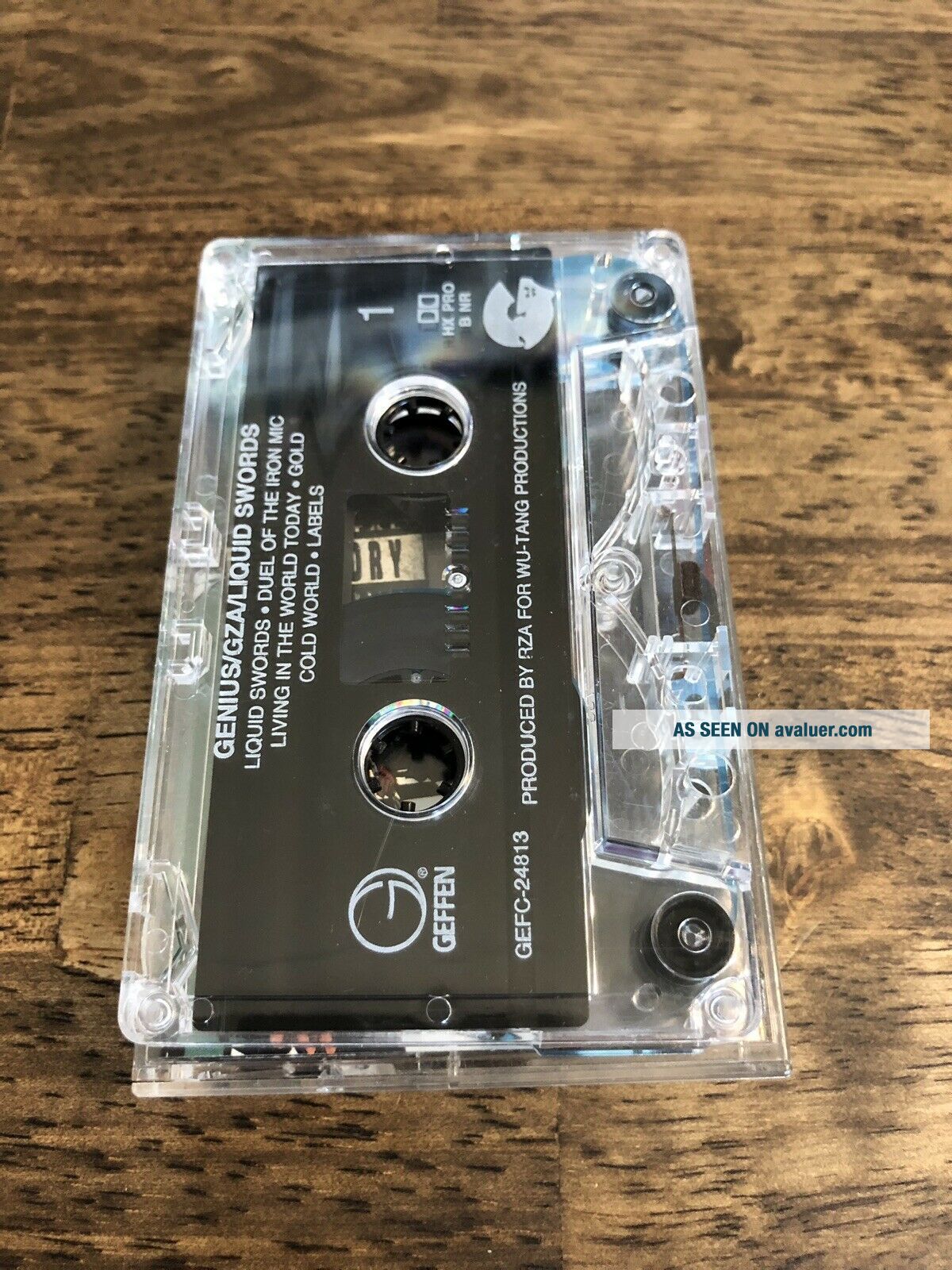 Gza Genius Liquid Swords OG Cassette Tape RARE Wu Tang Rza Ghostface ...
