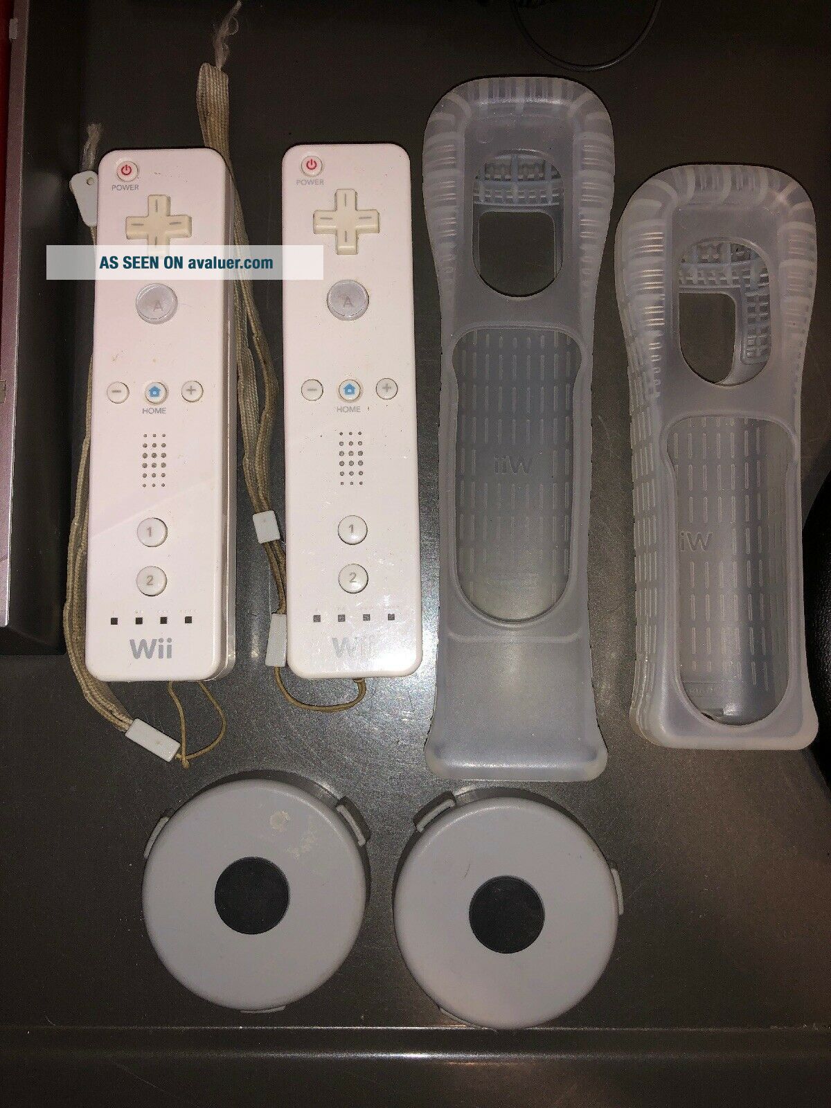 Rare Mario Bros Nintendo Wii Console With Controllers Sensor Power Cord ...