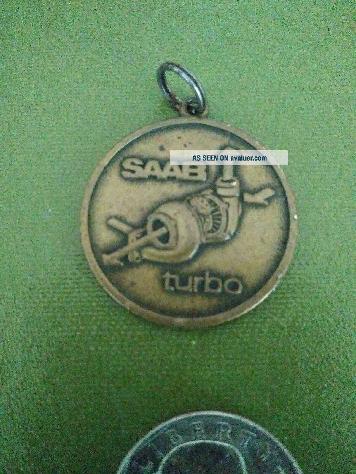 2 Rare Vintage Saab Turbo 900 9000 93 95 Viggen Keyring Keychain | #8308444