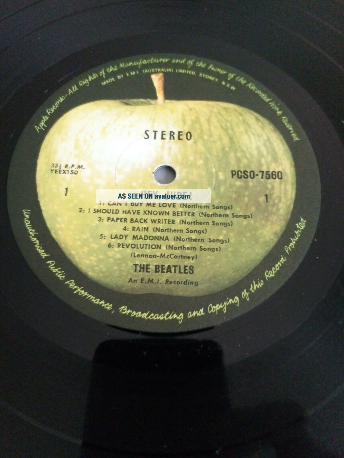 The Beatles Hey Jude Rare Australian Apple Vinyl LP " Record | #8293492