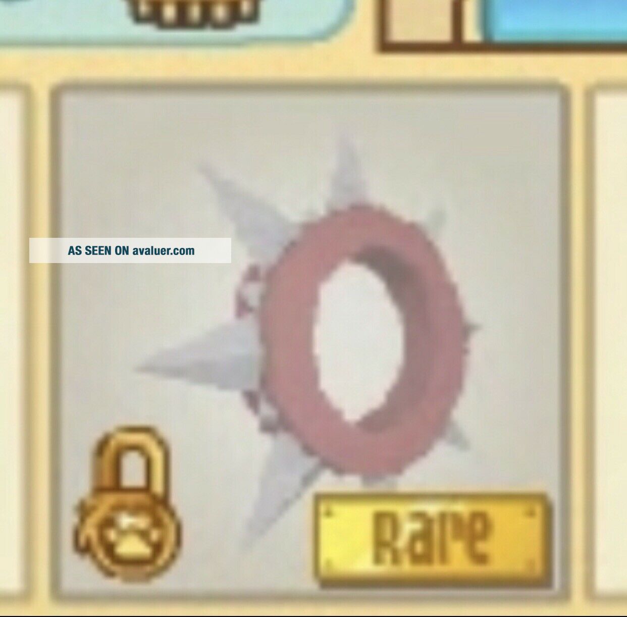 ANIMAL JAM RARE RED LONG SPIKE COLLAR | #8304038