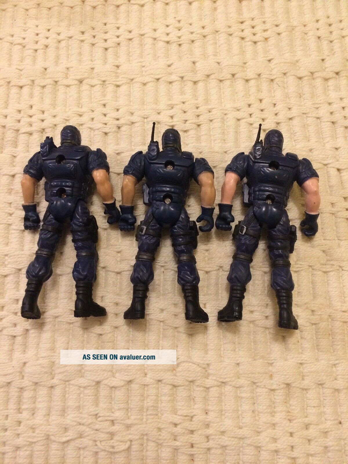 3 - RARE VINTAGE CHAP MEI POLICE FORCE SWAT RIFLEMAN FIGURES | #8315928