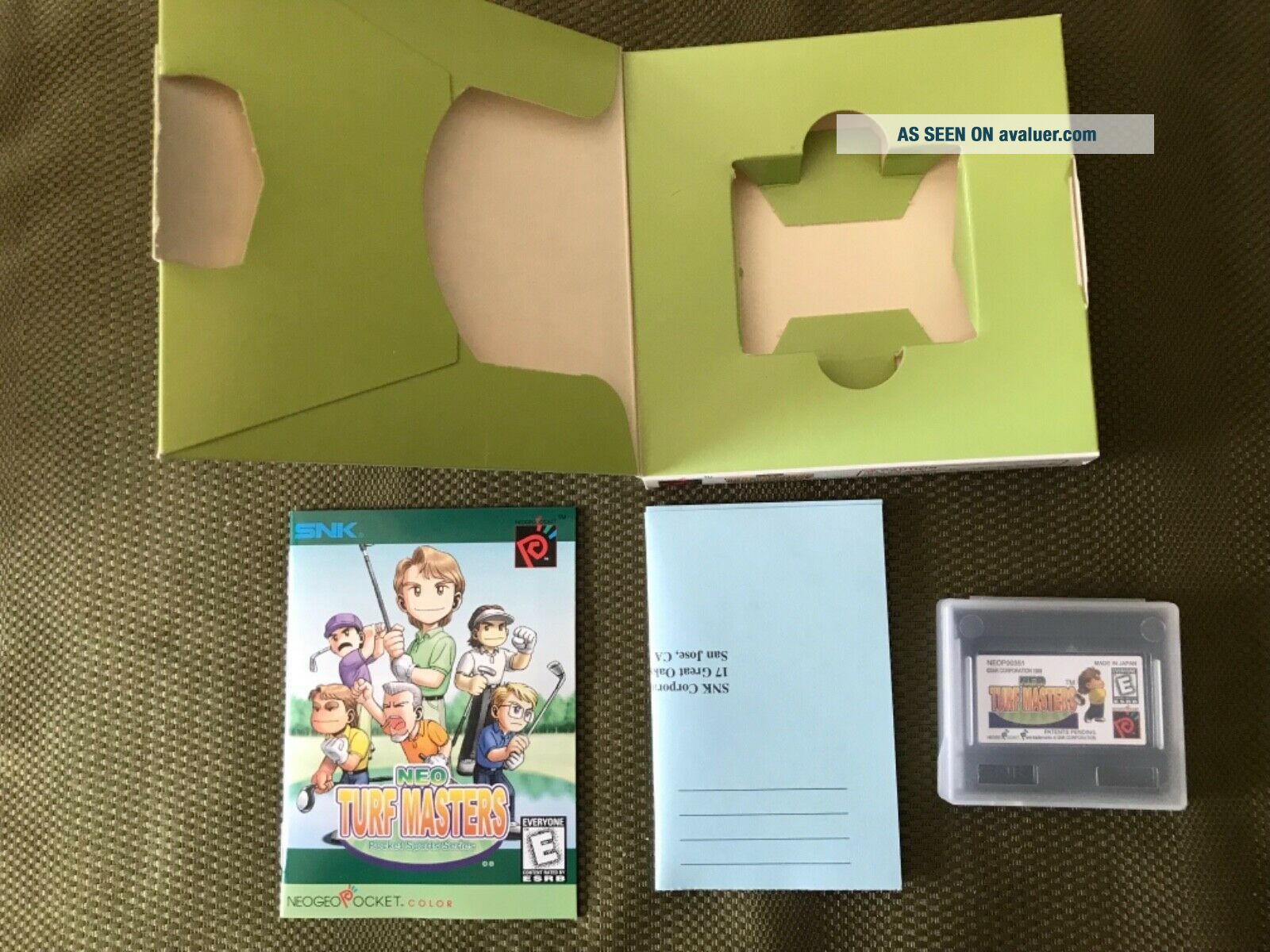 Neo Turf Masters (NeoGeo Pocket Color, 1999) (Great Shape/CIB/Rare ...