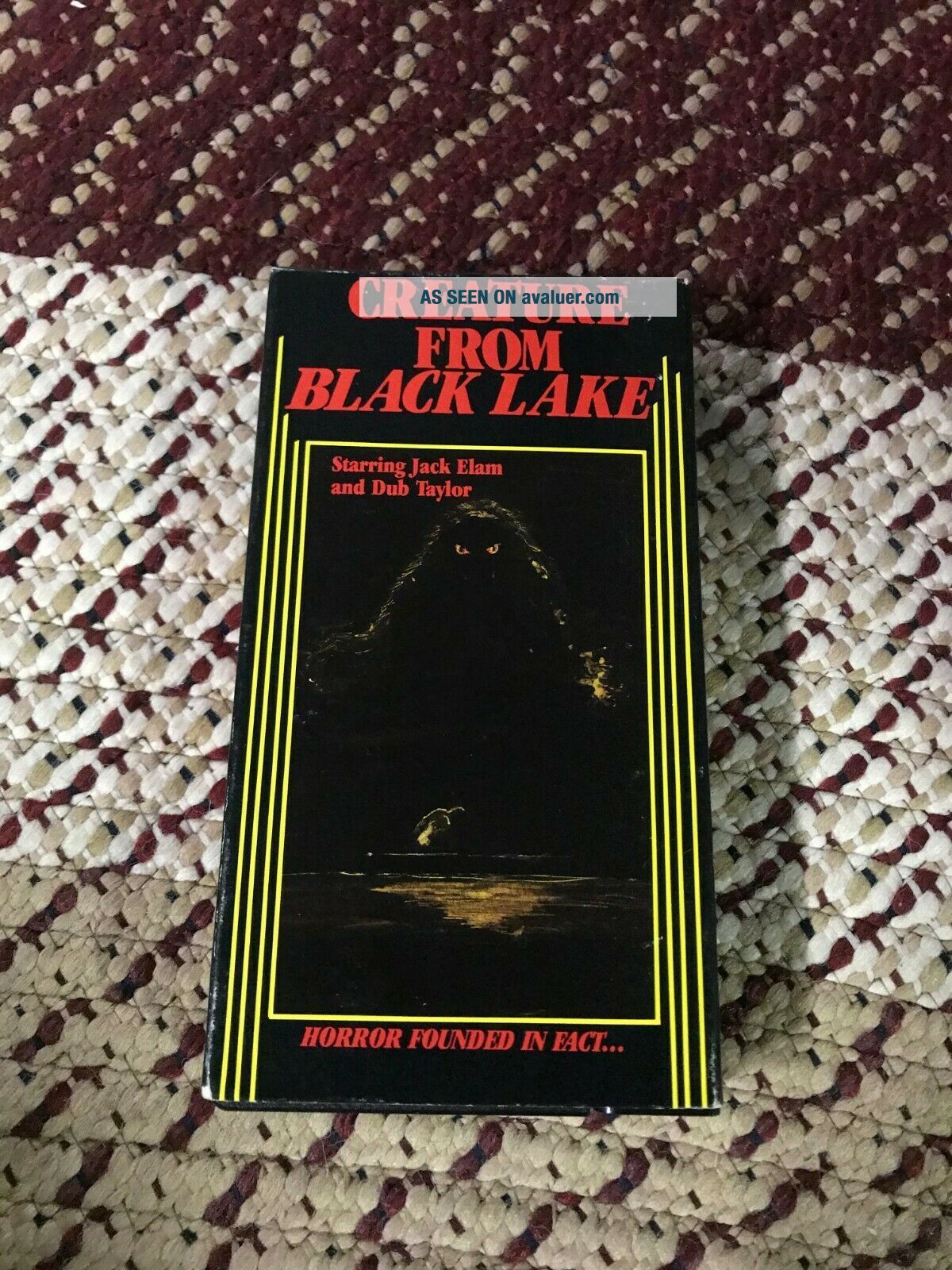 CREATURE FROM THE BLACK LAKE HORROR SOV SLASHER RARE OOP VHS BIG BOX ...