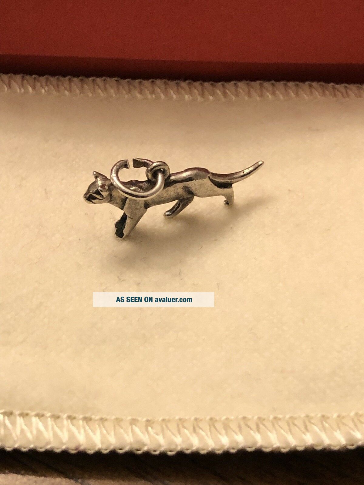 Rare And Retired James Avery Cougar Cat Charm Sterling Silver | #8346469