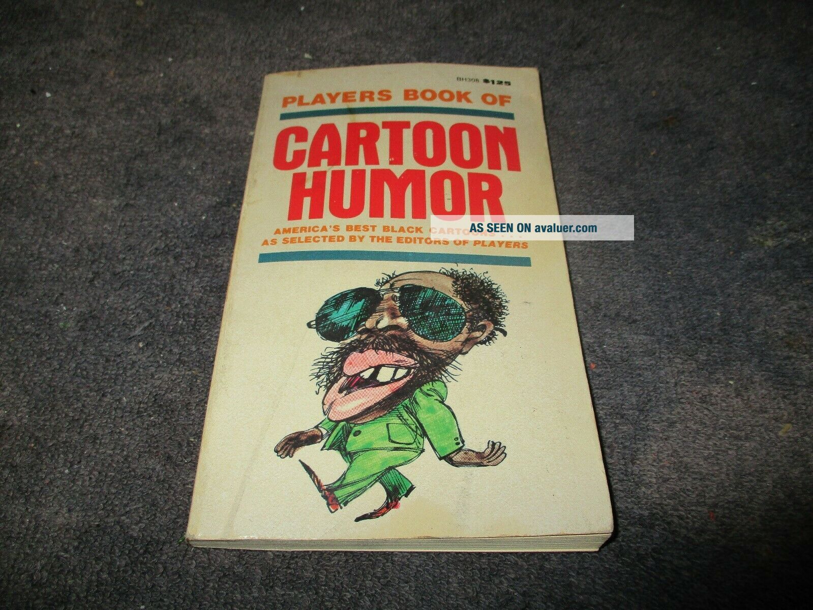 PLAYERS BOOK OF CARTOON HUMOR 1976 BLACK CARTOONS HOLLOWAY HOUSE PUB ...
