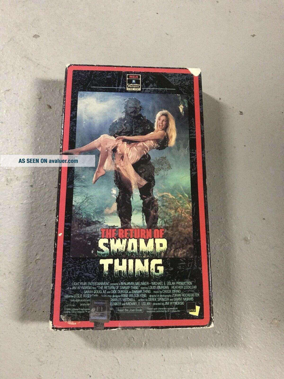 Return Of Swamp Thing VHS Rare Horror Classic Cult | #8315817
