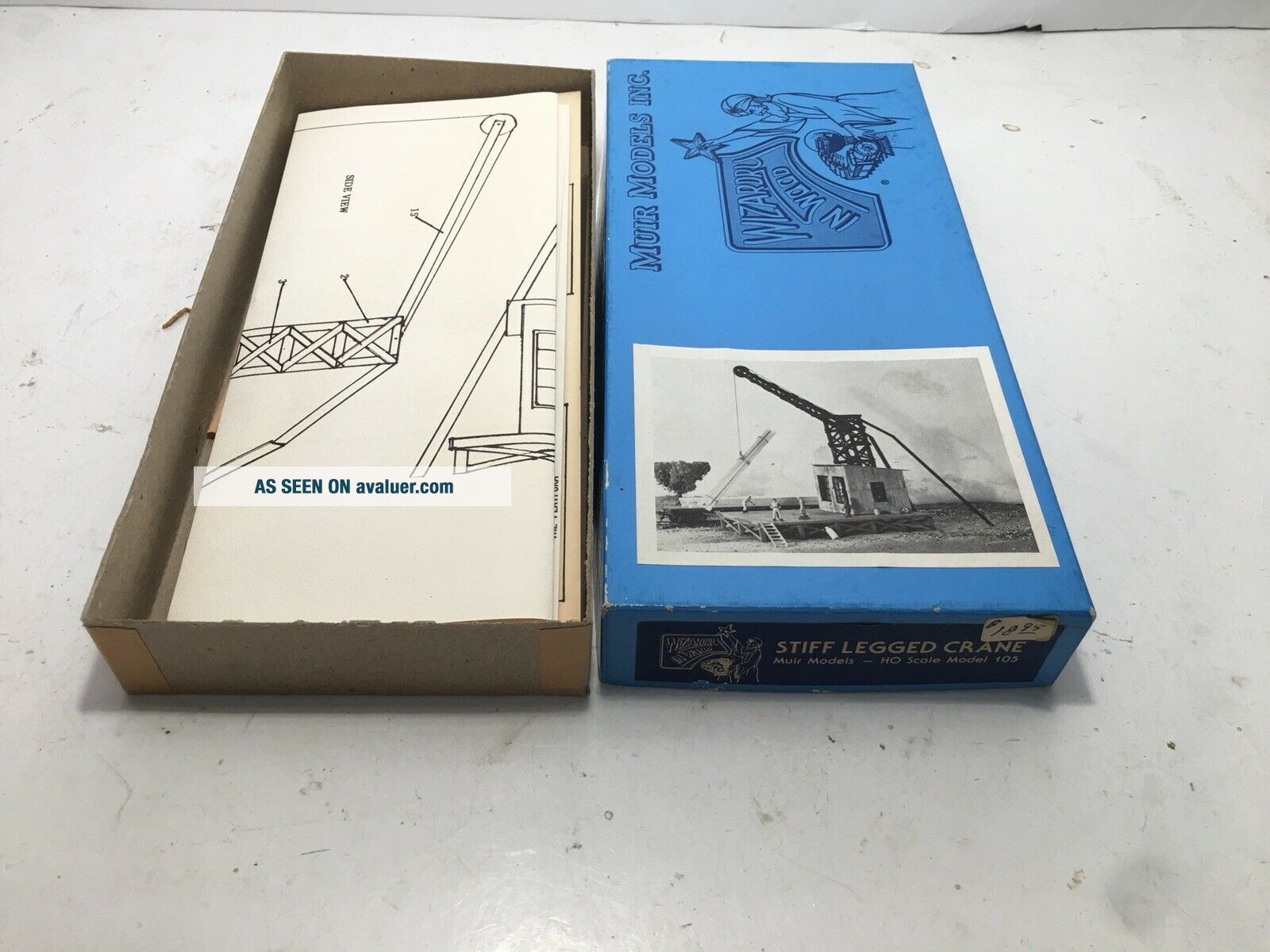 Rare Muir Models Ho Scale Craftsman’s Kit Stiffed Legged Crane Building ...