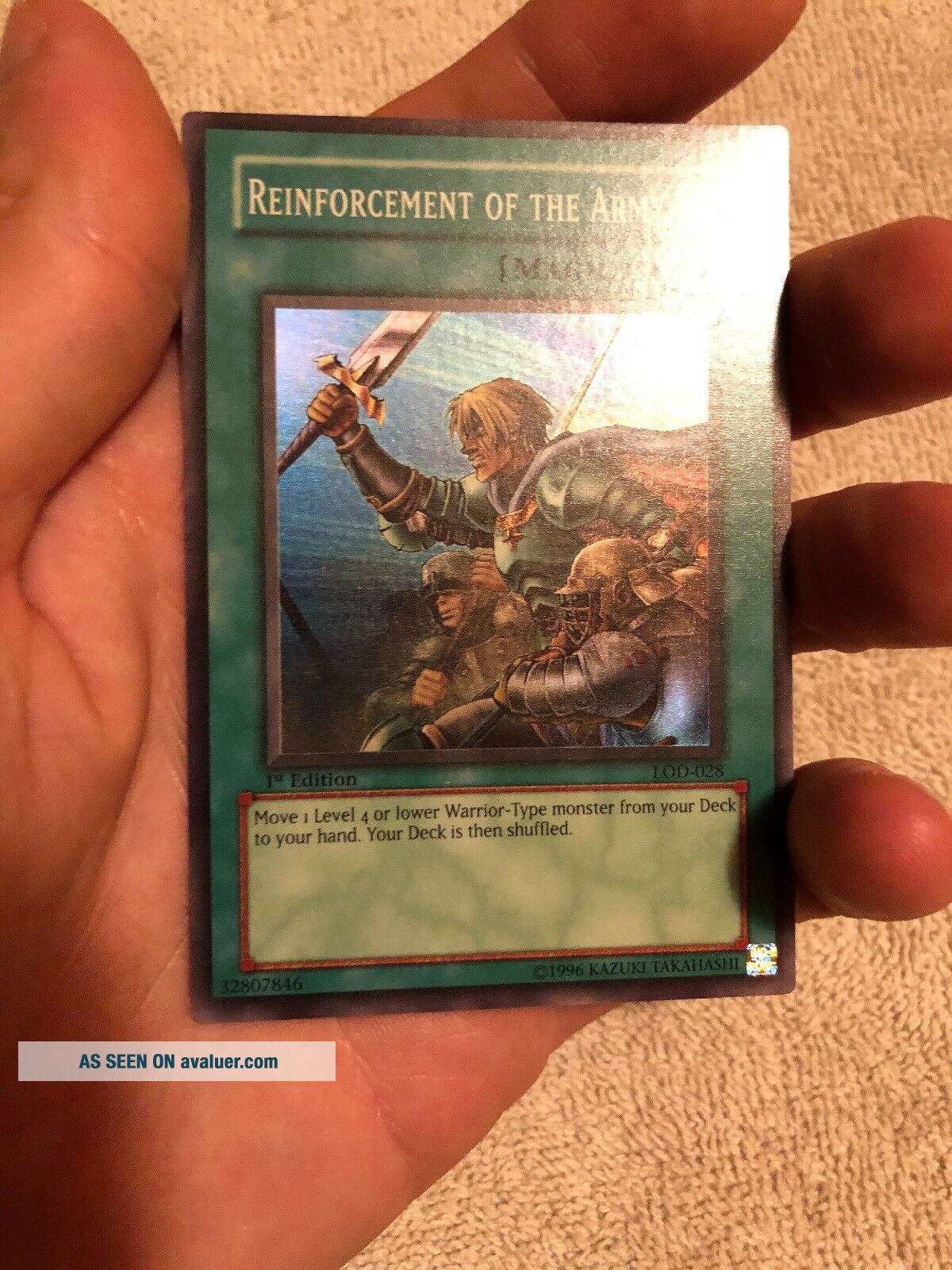 Yugioh Reinforcement Of The Army LOD - 028 Rare 1st Edition Near | #8355403