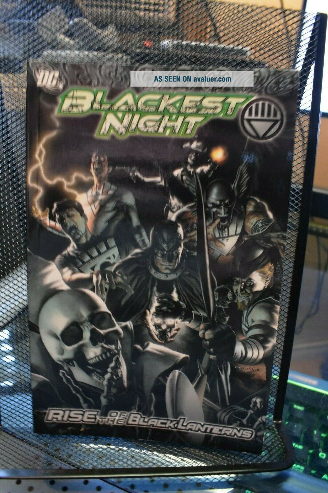Blackest Night Rise Of The Black Lanterns DC Comics TPB RARE OOP Black ...