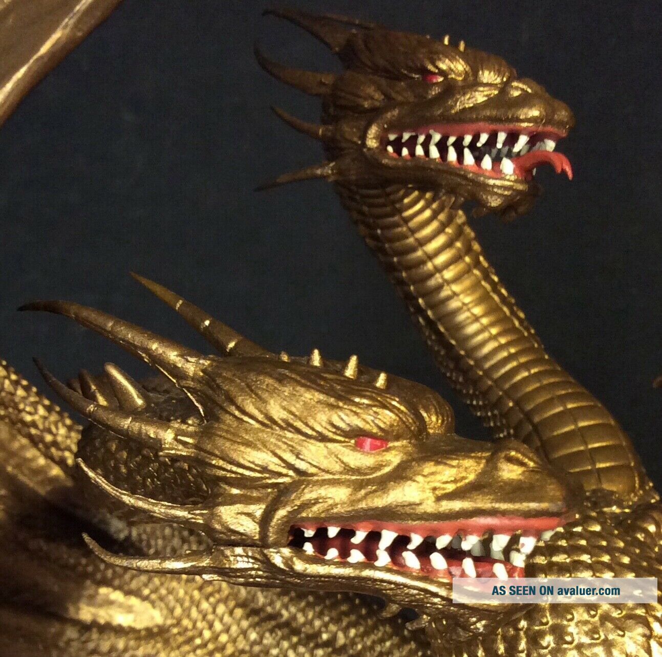 Rare Diamond Select King Ghidorah Vinyl Bank Bust Godzilla Toho Kaiju ...